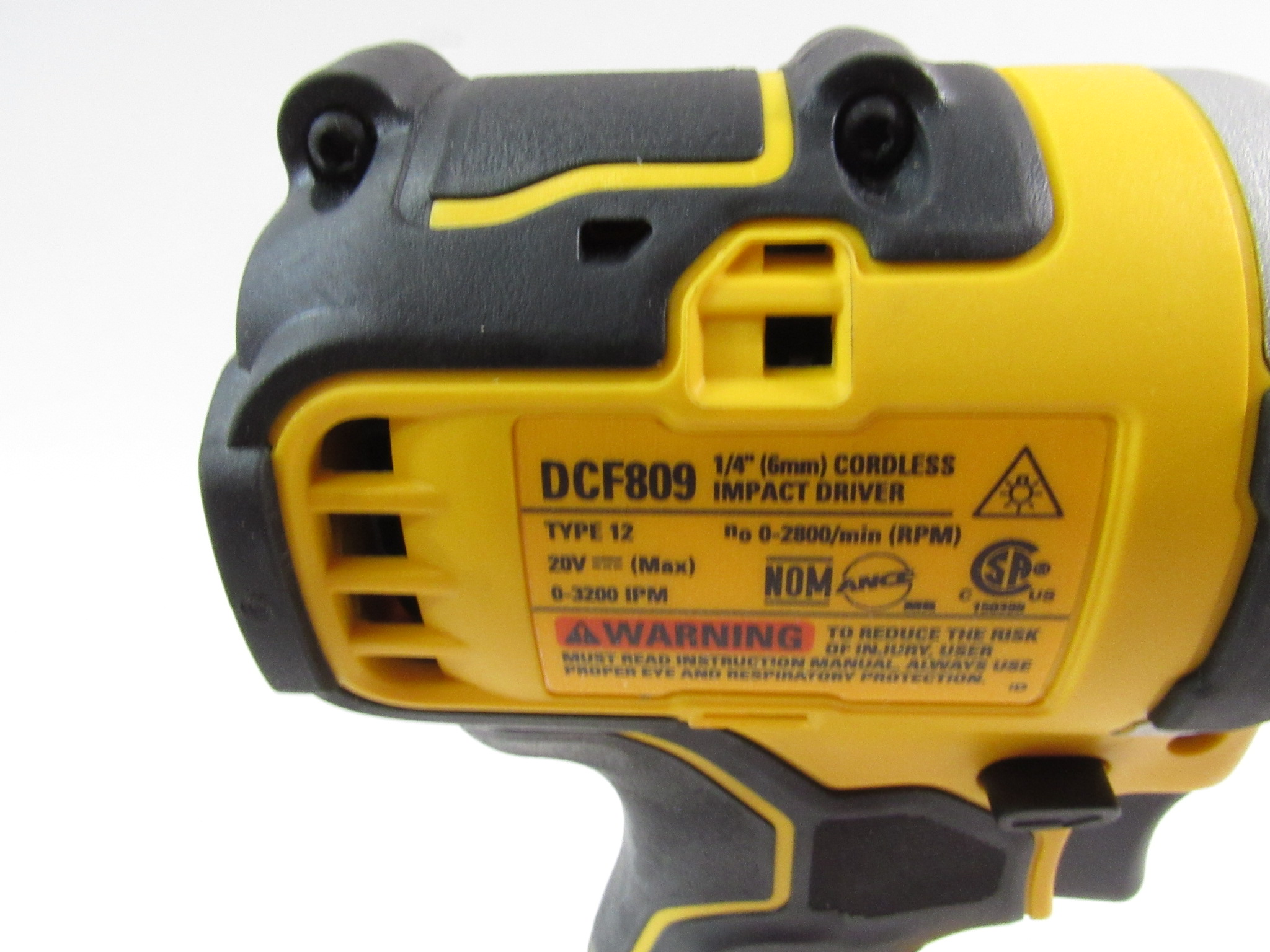 DeWalt DCF809 ATOMIC 20V MAX Cordless Brushless Compact 1/4" Impact Driver