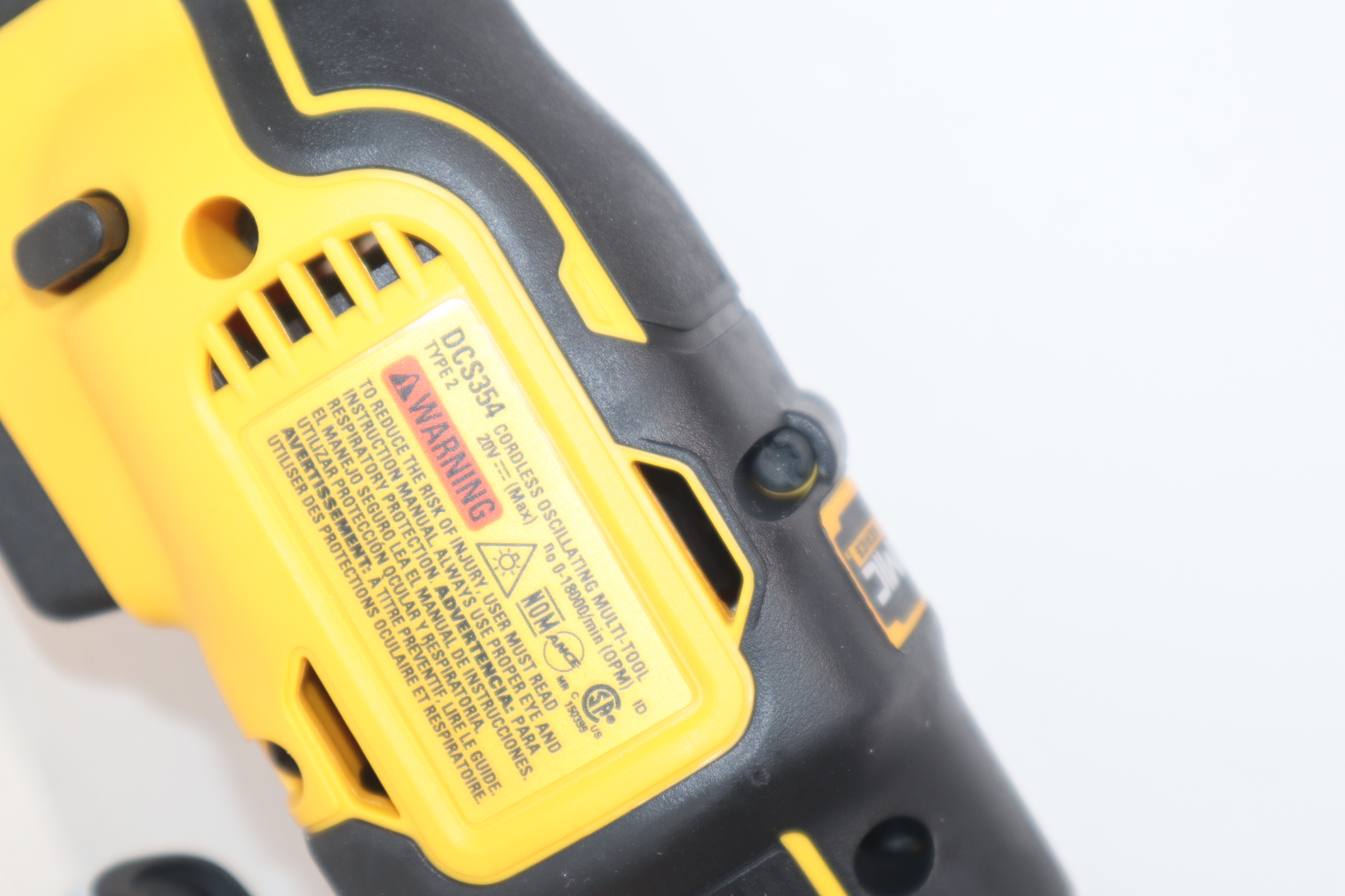 DeWalt DCS354 ATOMIC 20V Max Brushless Cordless Oscillating Multi-Tool C7V8