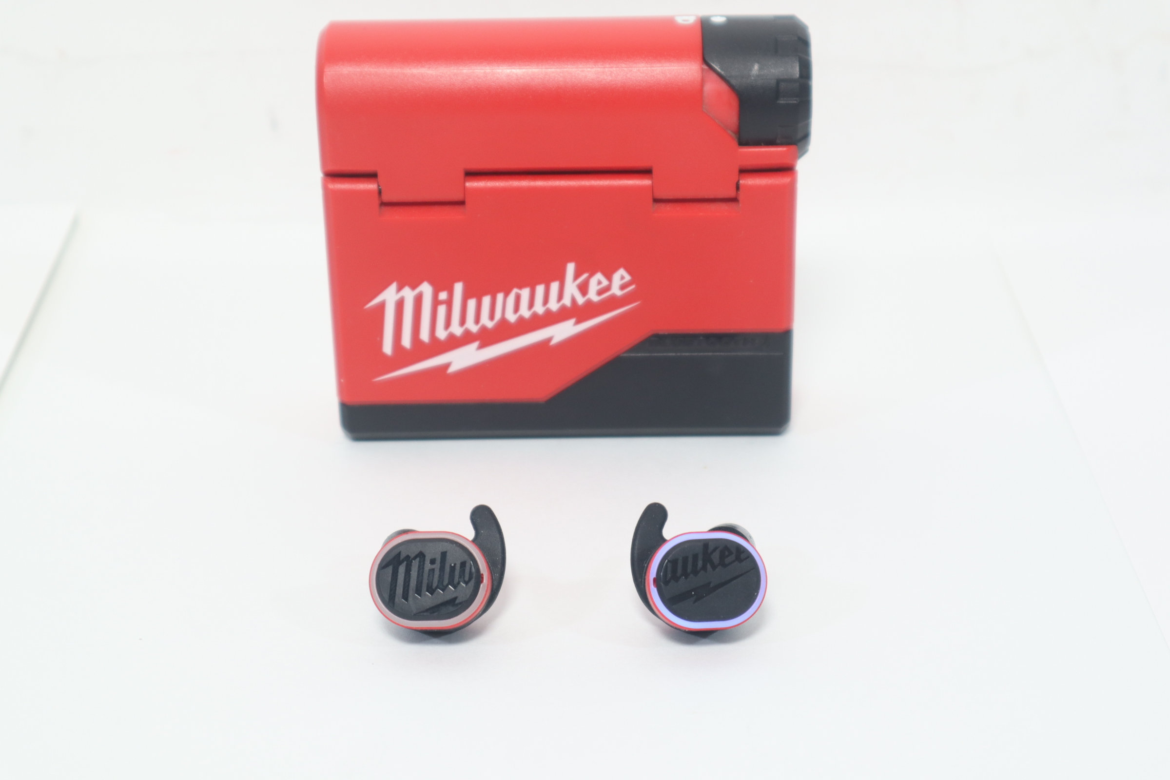Milwaukee 2191-20 Red & Black REDLITHIUM USB Bluetooth Jobsite Ear Buds ...