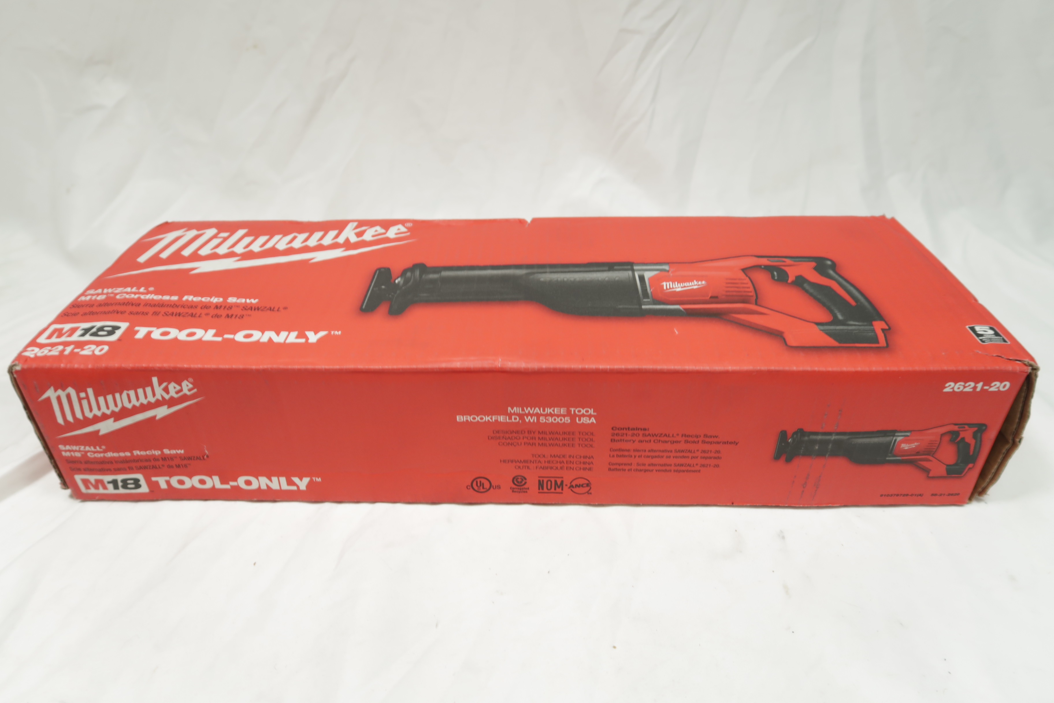 Milwaukee 2621-20 M18 18-Volt Lithium-Ion Cordless SAWZALL ...