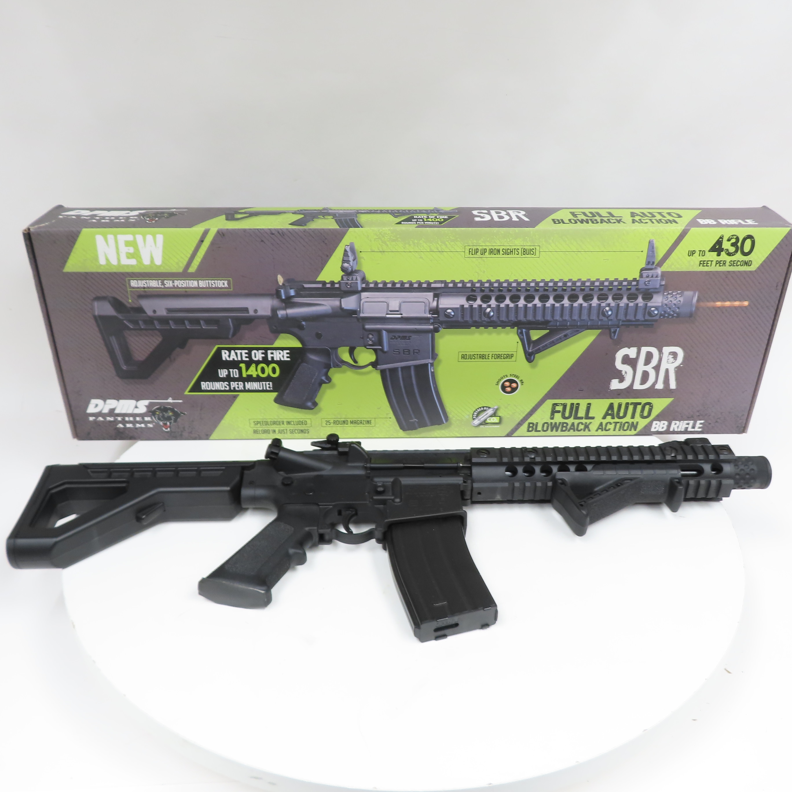 Crosman SBR DPMS .177 Cal CO2 Semi-Automatic Airsoft Marker (In Box)