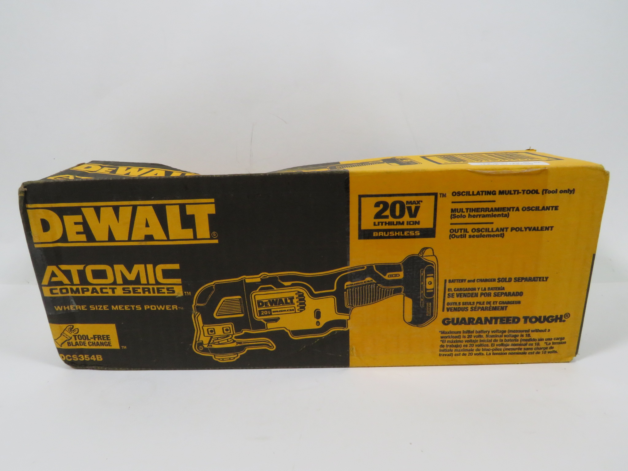 DeWalt DCS356 20V Max Brushless Cordless Oscillating Multi-Tool