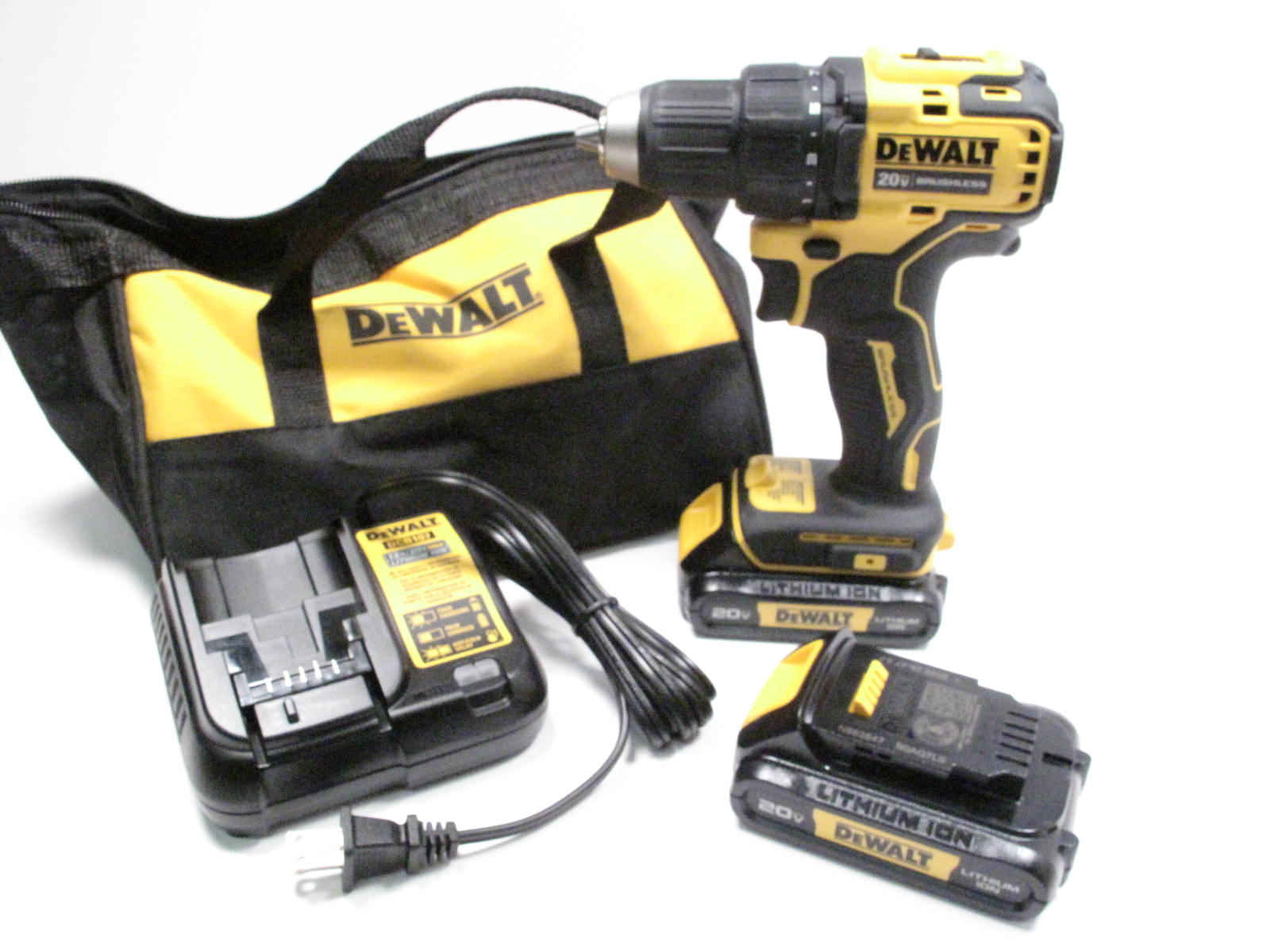 DeWalt DCD708 Cordless Drill Driver Kit 20V 1/2"