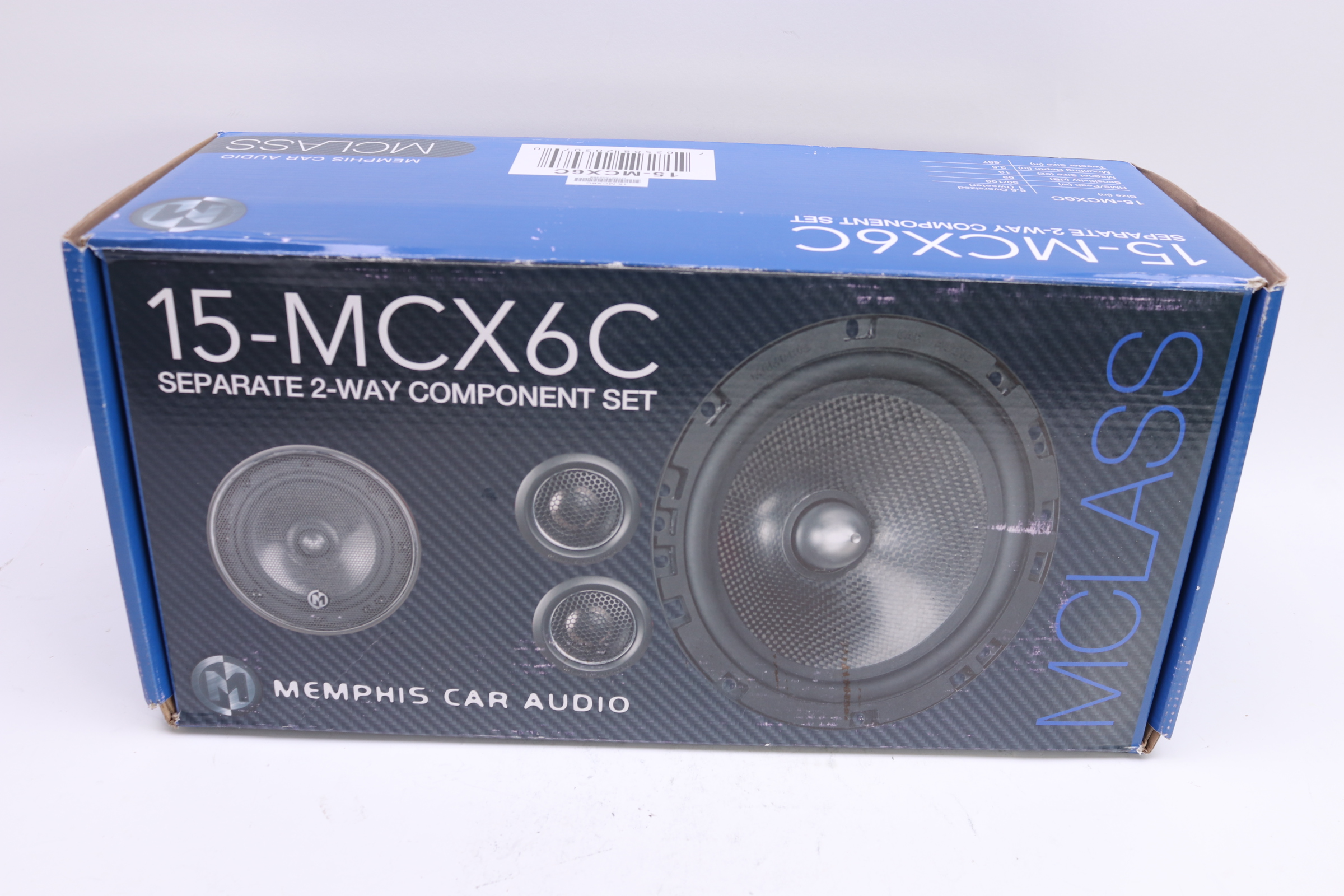 Memphis 15-MCX6C 6.5" 50W RMS MCX Series Component Speakers System