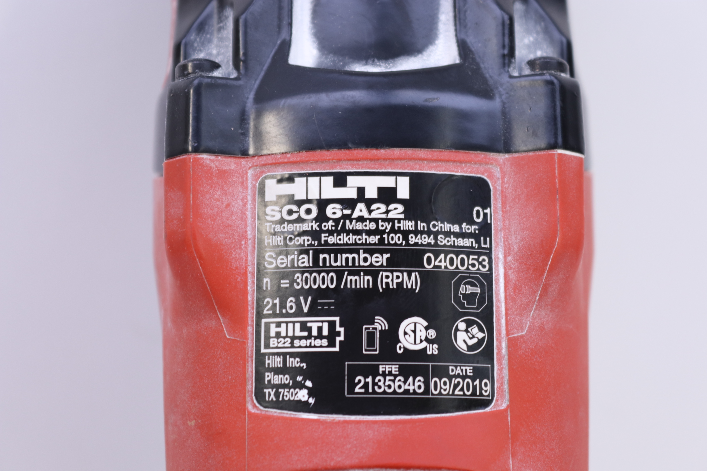 Hilti SCO 6-A22 22V Lithium-Ion Cordless Brushless SCO 6 Cut-Out Tool