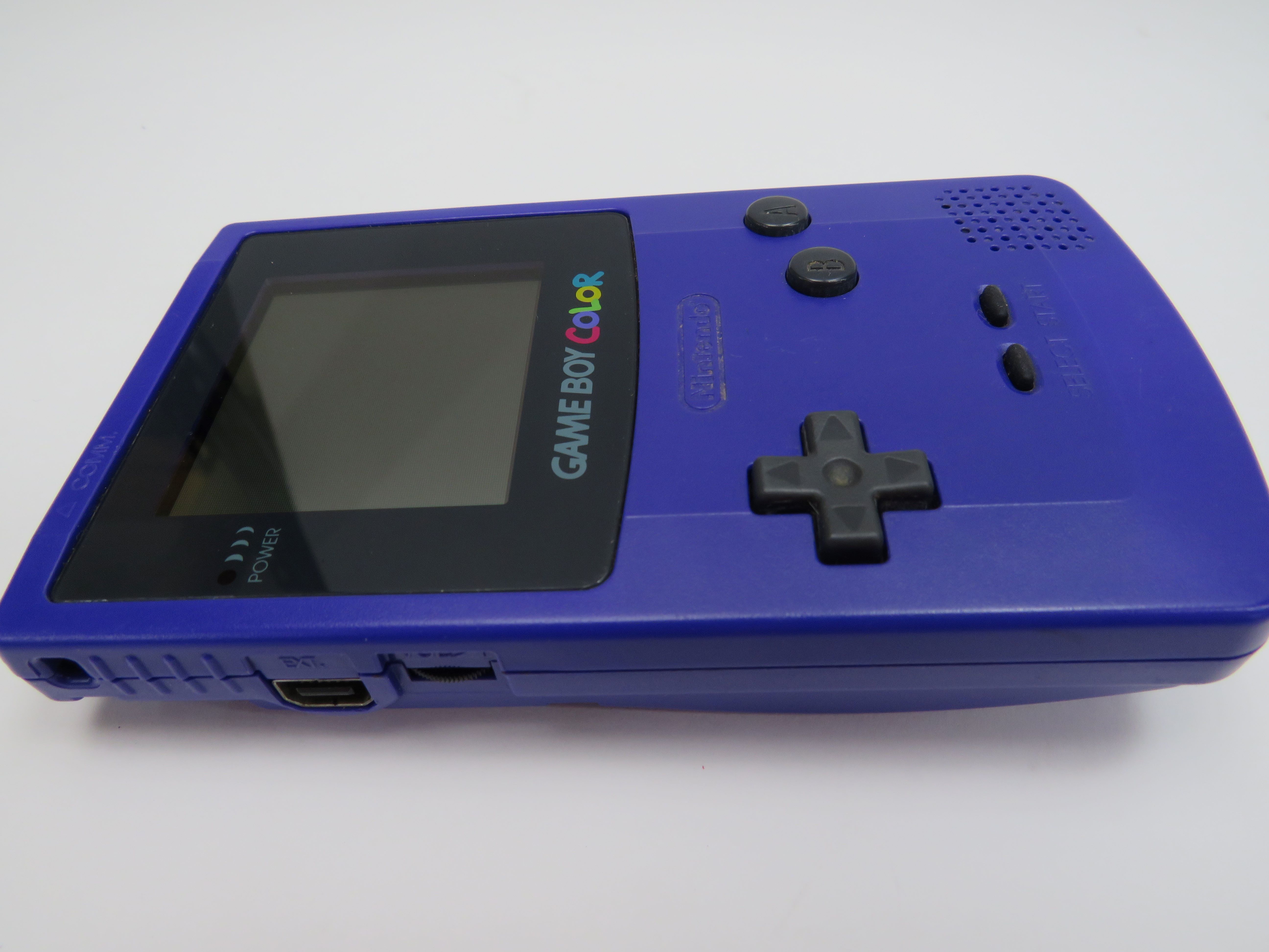 Nintendo CGB-001 Game Boy Color Purple Handheld Video Game Console 8870
