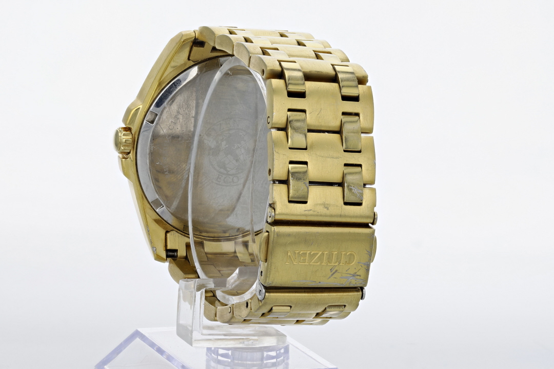 Citizen Corso Peyton Diamond Accent Blue Dial Stainless Steel Men's ...