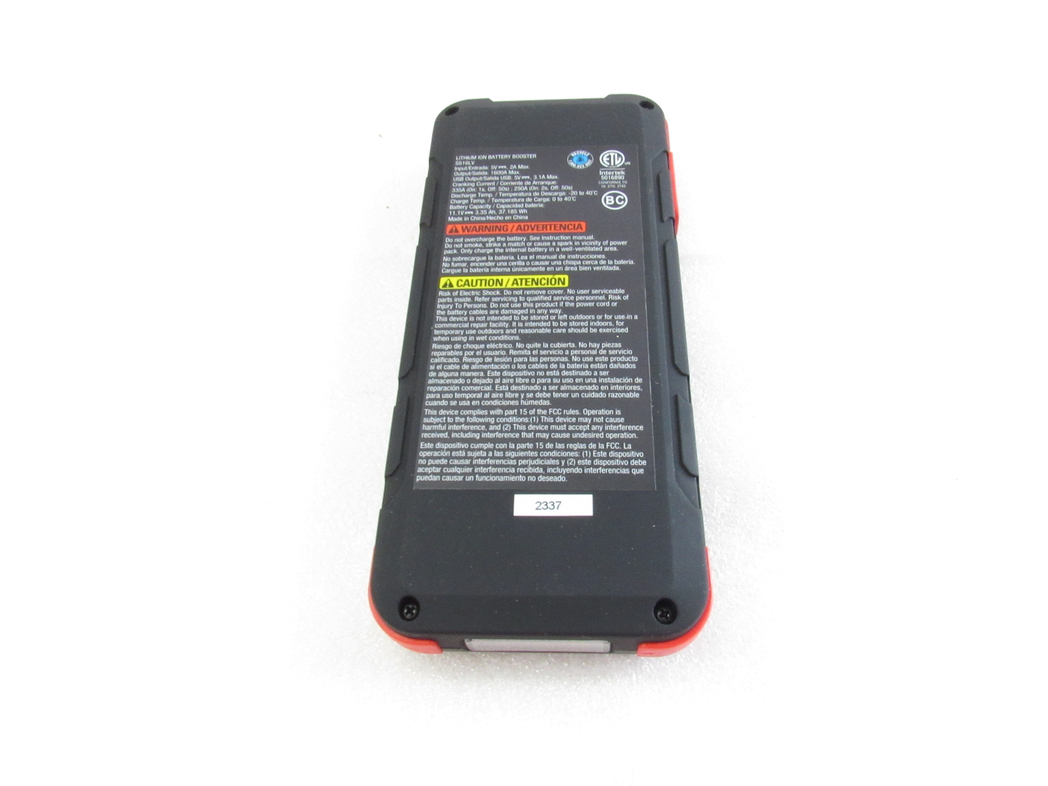 Vector SS6LV 1200 Peak Amp Lithium Jump Starter Battery Booster