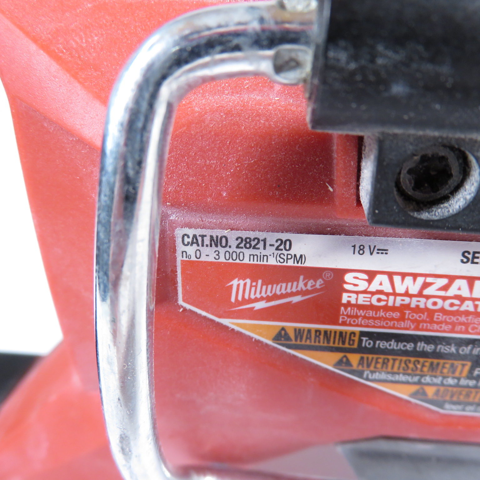 Milwaukee 2821-20 M18 FUEL GEN-2 18V Li-Ion Brushless SAWZALL ...