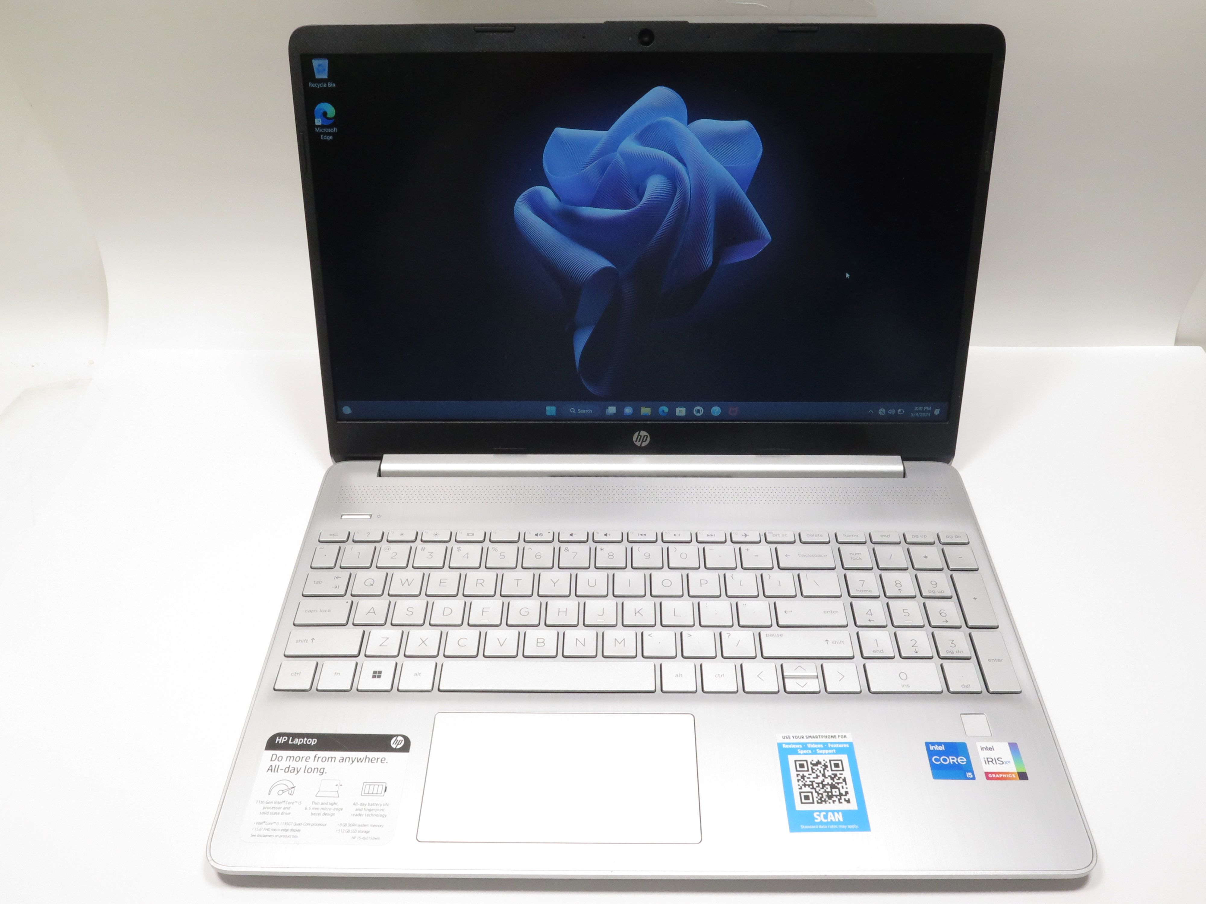 HP 15-DY2152WM Intel Core i5-1135G7 2.4GHz 8GB RAM 512GB SSD 15.6"