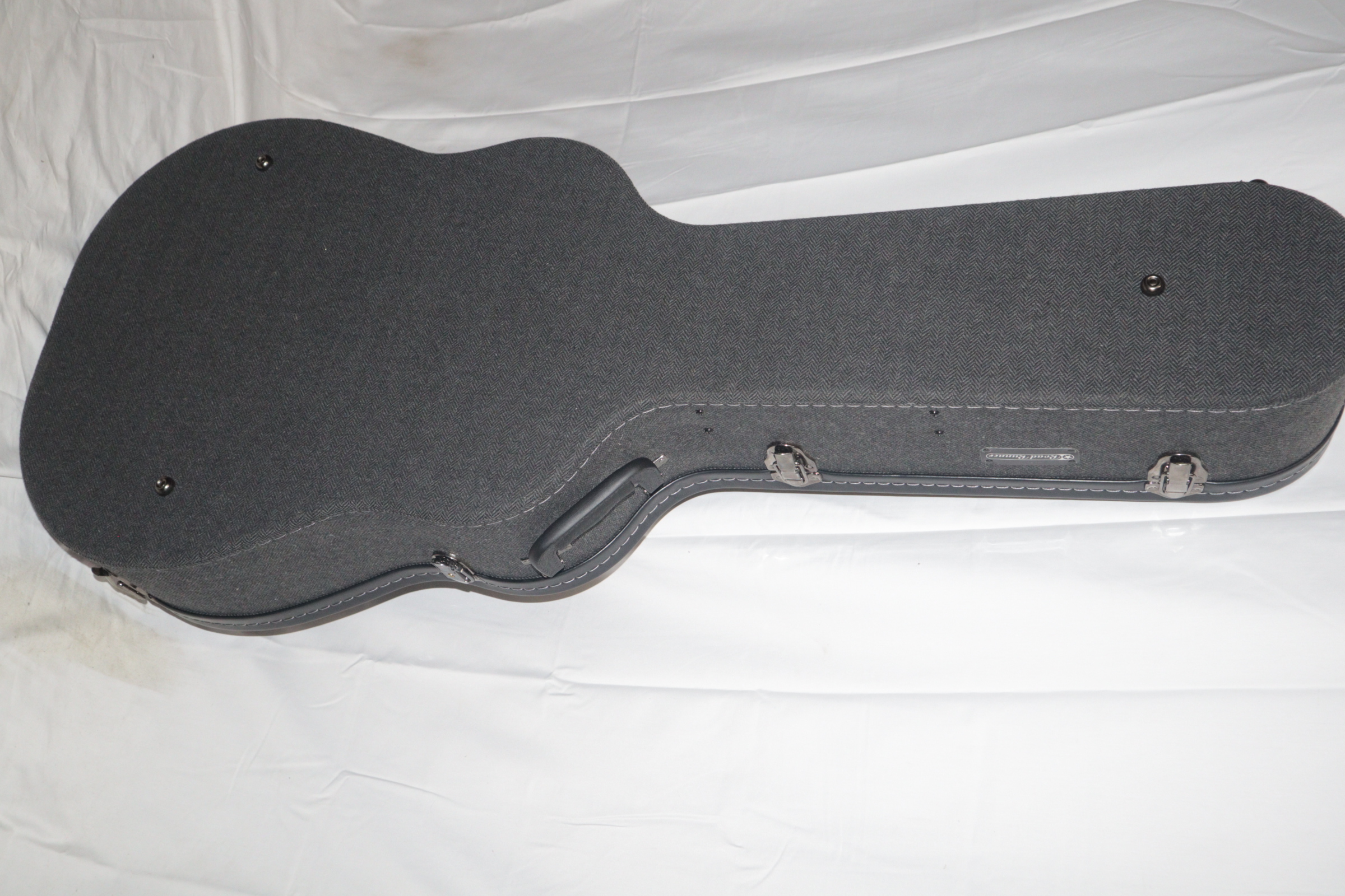 Road Runner Hard Gray Herringbone Pattern Guitar Case Only
