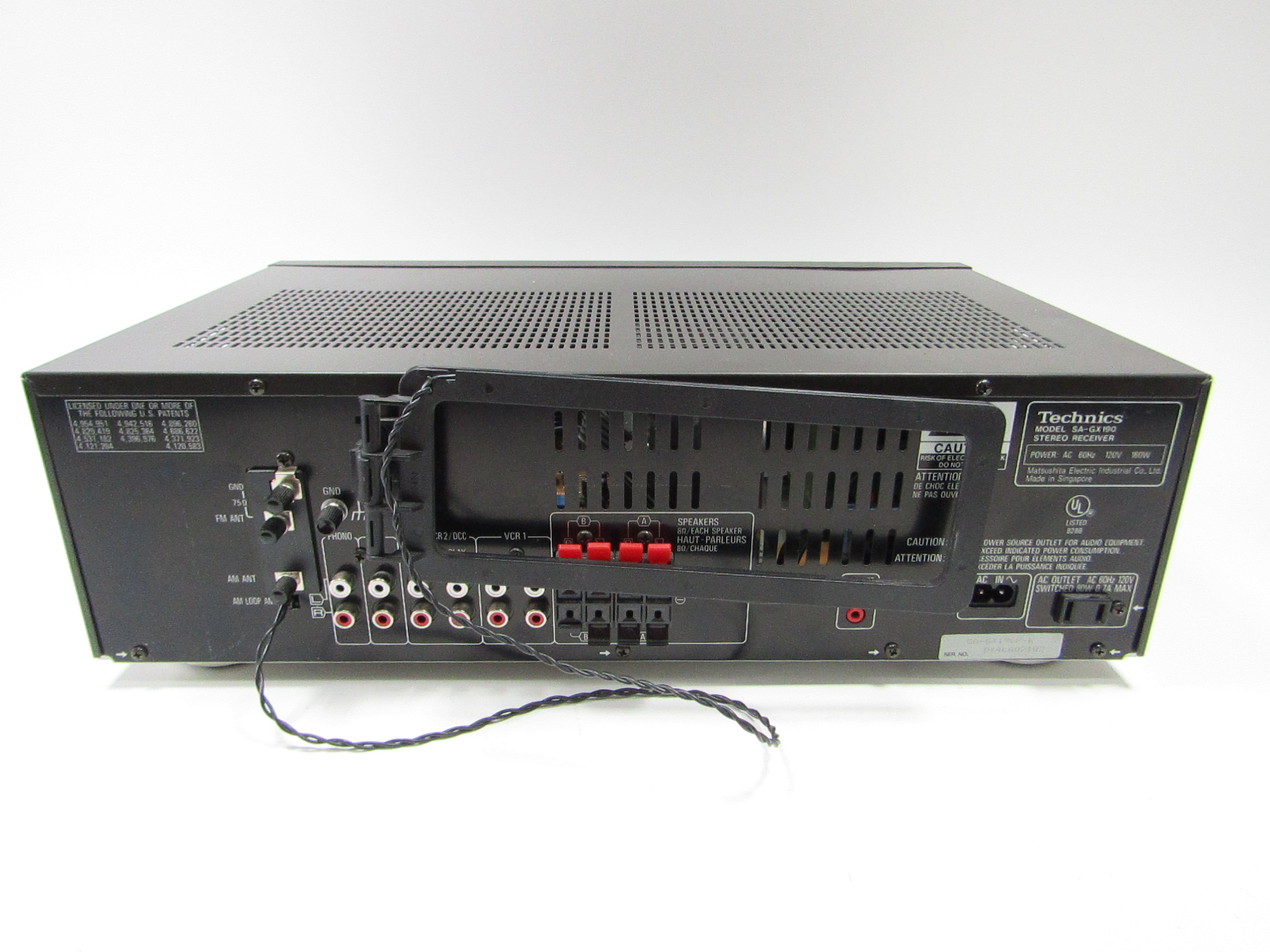 Technics SA-GX190 2 Channel 100 Watt AV Control Stereo Receiver