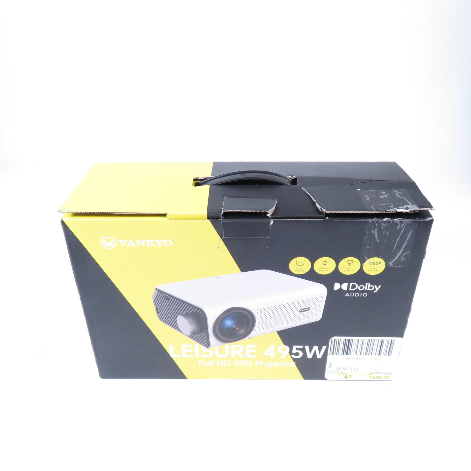 Vankyo Leisure 495W YG461 Native 1080P Full HD 5GHz WiFi Mini Projector