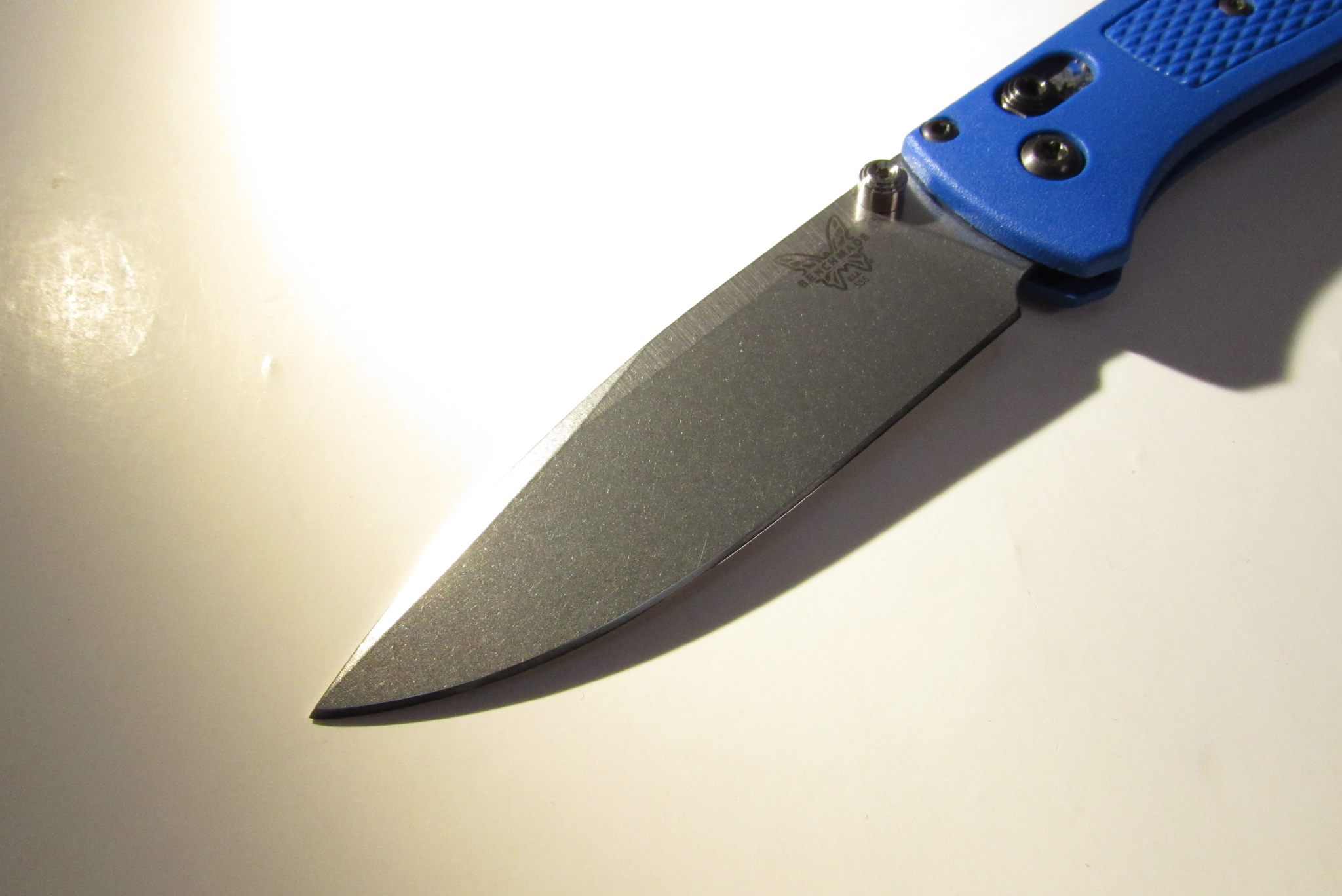 Benchmade 535 Bugout Blue-Class Manual Open CPM-S30V Folding Knife - Blue
