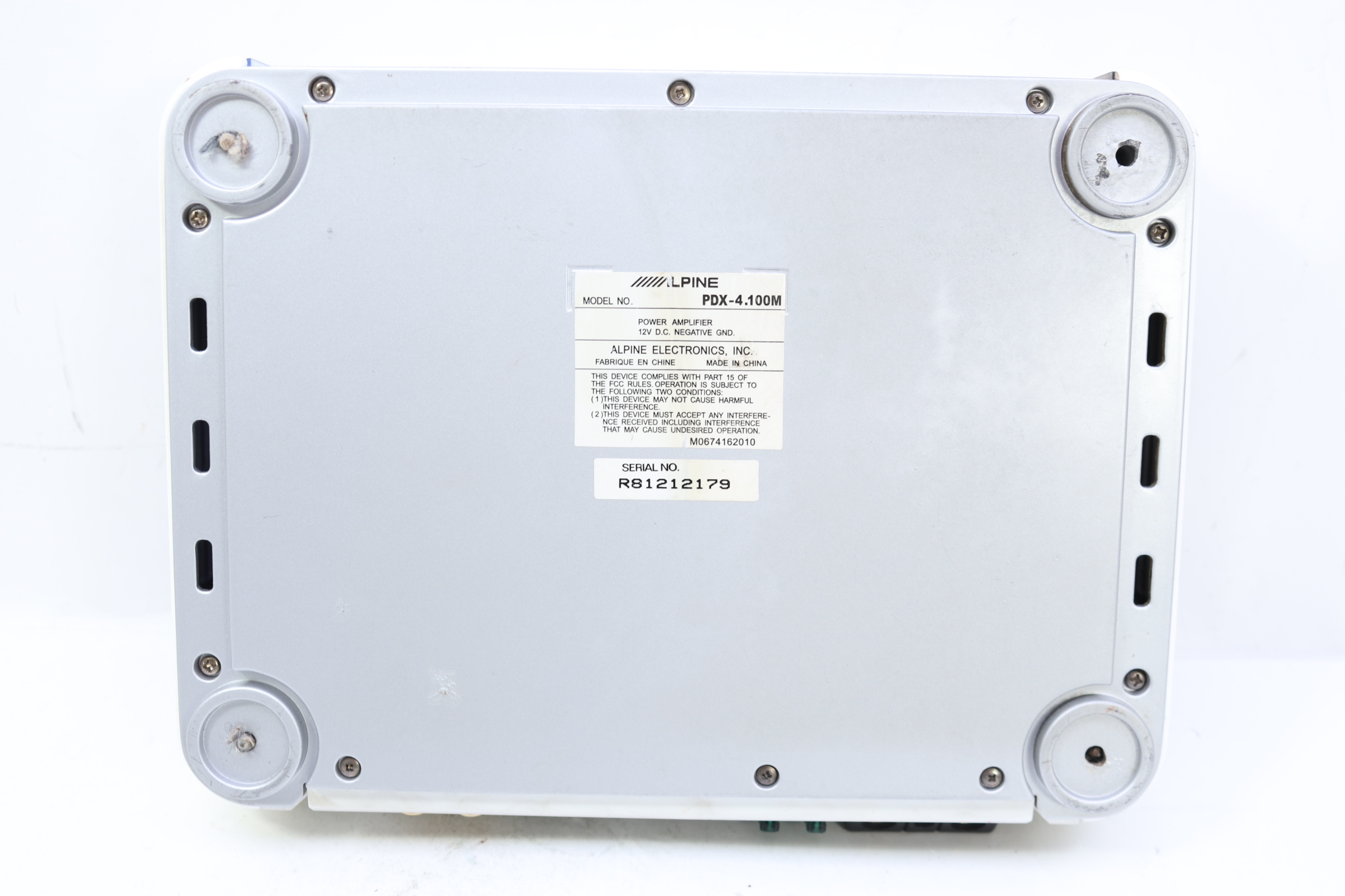 Alpine PDX-4.100M 4 Channel Class D Marine Digital Amplifier