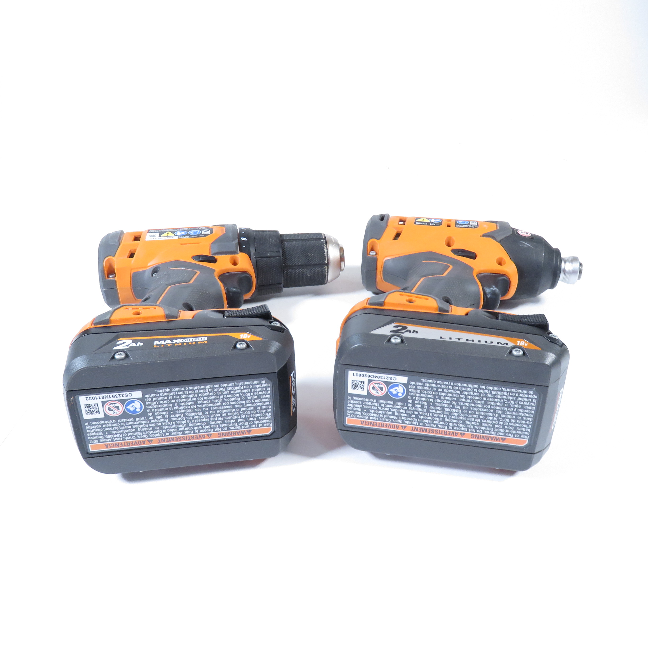 RIDGID 18-Volt Cordless Lithium-Ion 2-Tool Power Tool Combo Kit