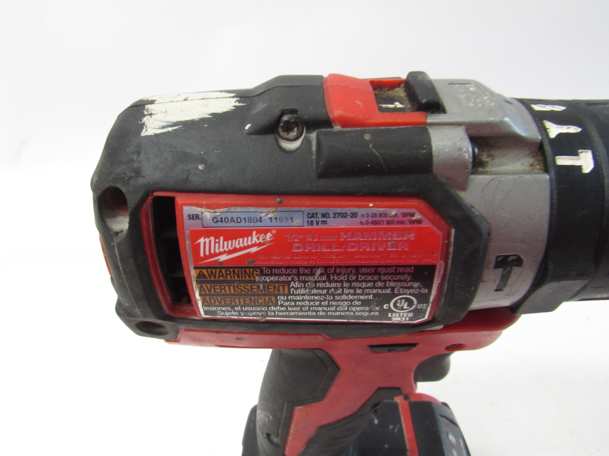 Milwaukee 2702-20 M18 1/2" Compact Brushless Hammer Drill Driver