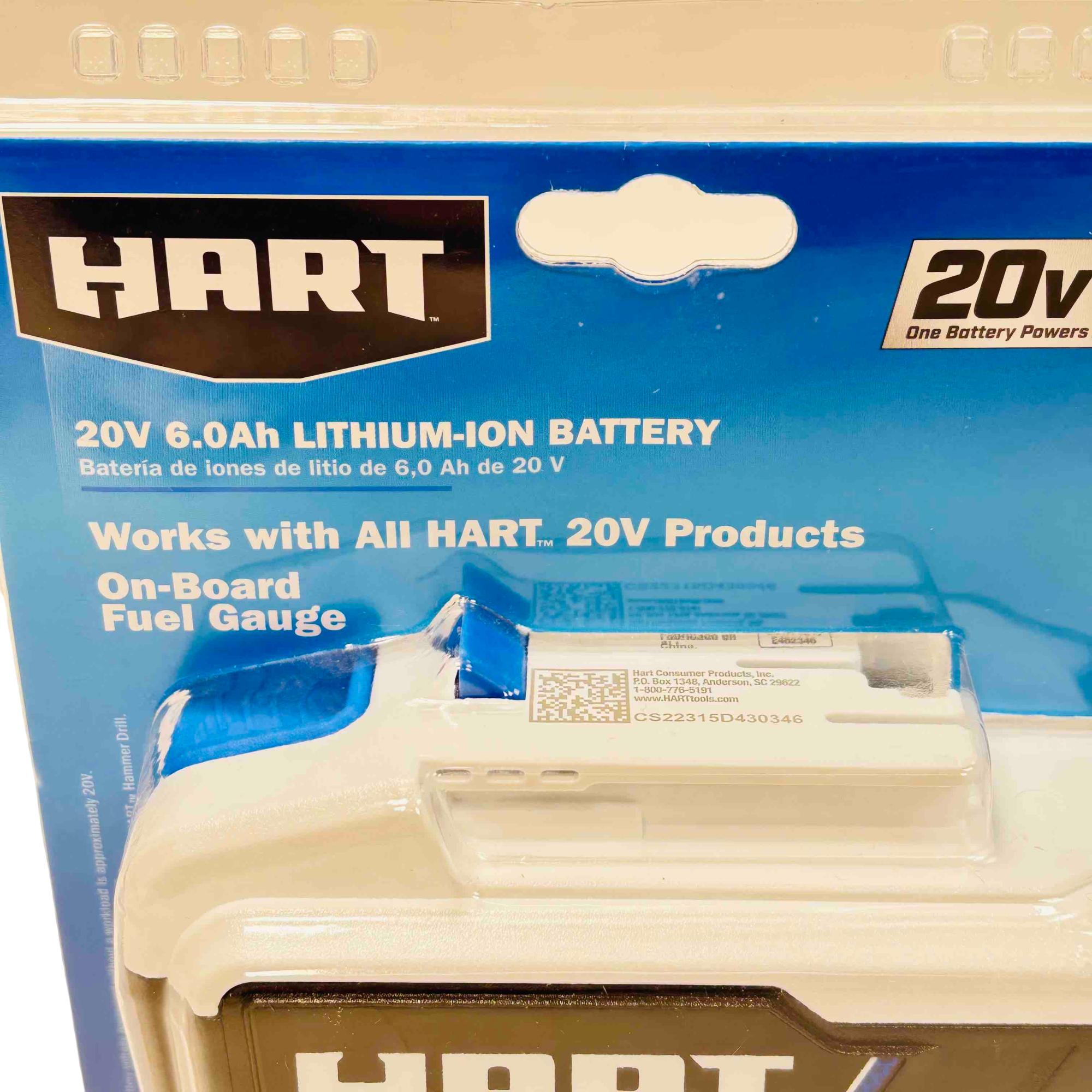 Hart HPB05 20V 6.0Ah Lithium-Ion Tool Battery Pack 9504
