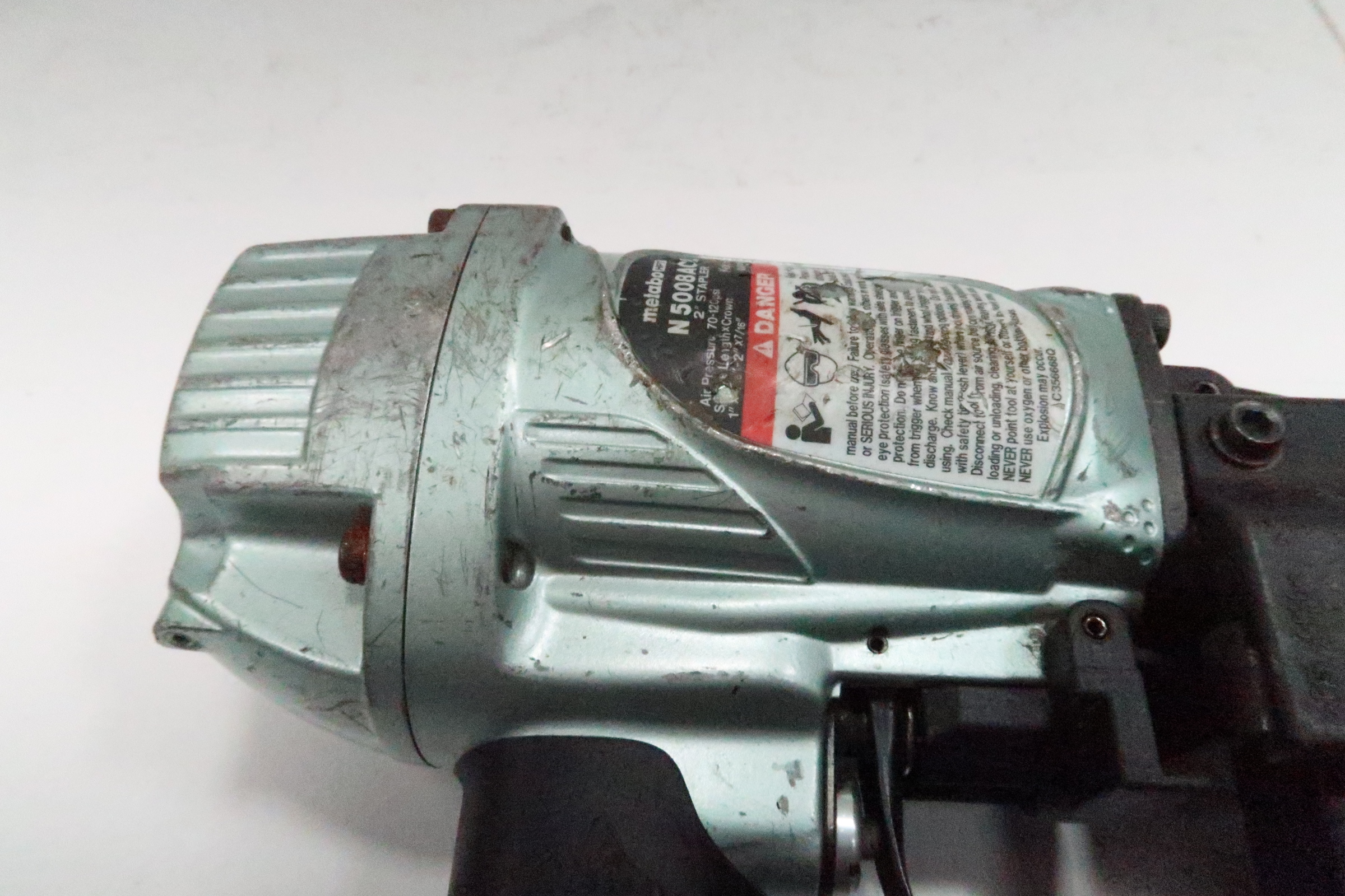 Metabo HPT N5008AC2 16ga 7/16" Medium Crown Construction Pneumatic ...