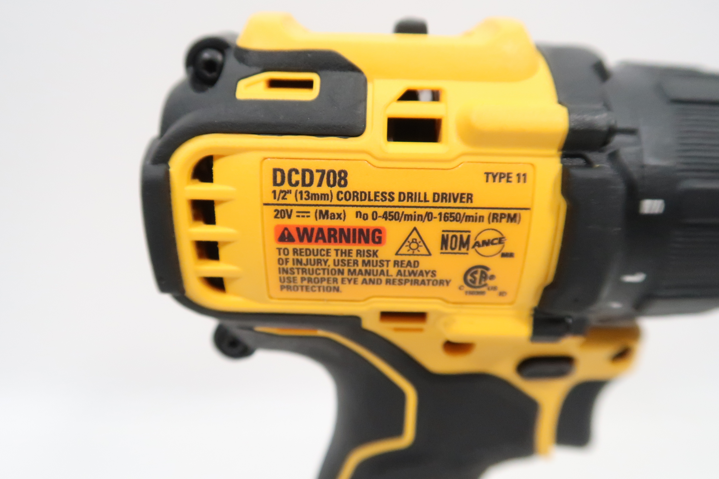 DEWALT DCD708 ATOMIC 20-Volt MAX Cordless Brushless Compact 1/2 in ...