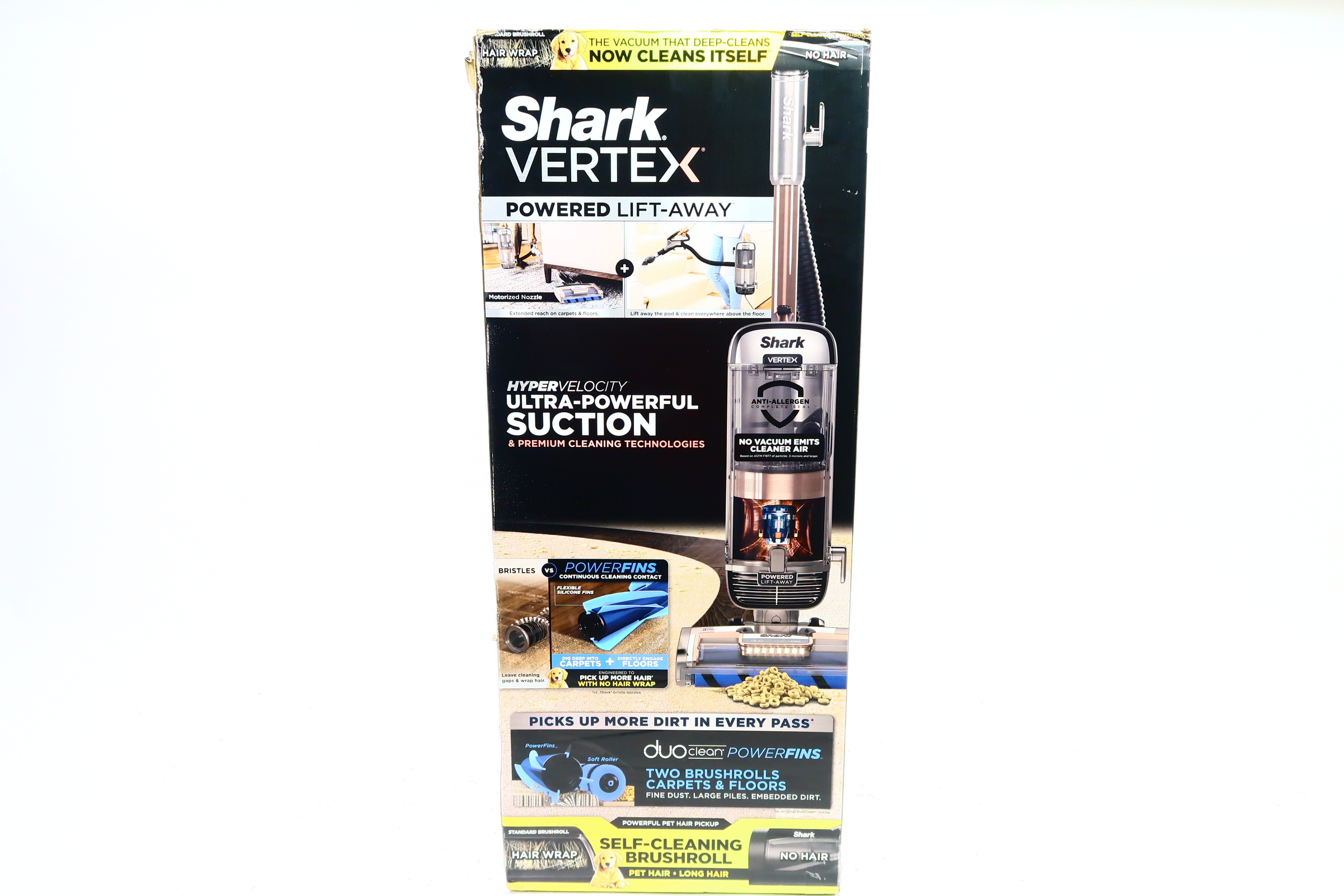 Shark AZ2002 Vertex DuoClean PowerFin Corded Upright Vacuum