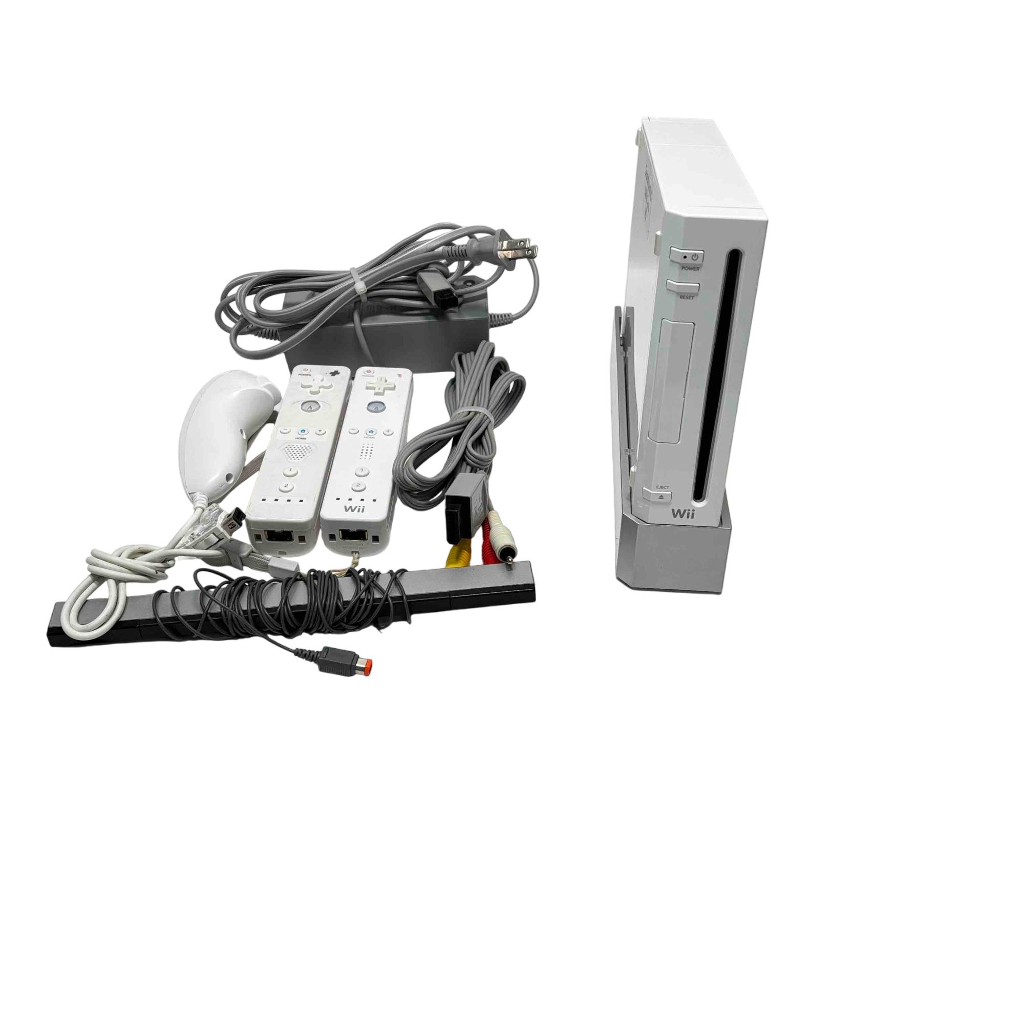 Nintendo Wii RVL-001 512MB White Body Home Video Gaming Console