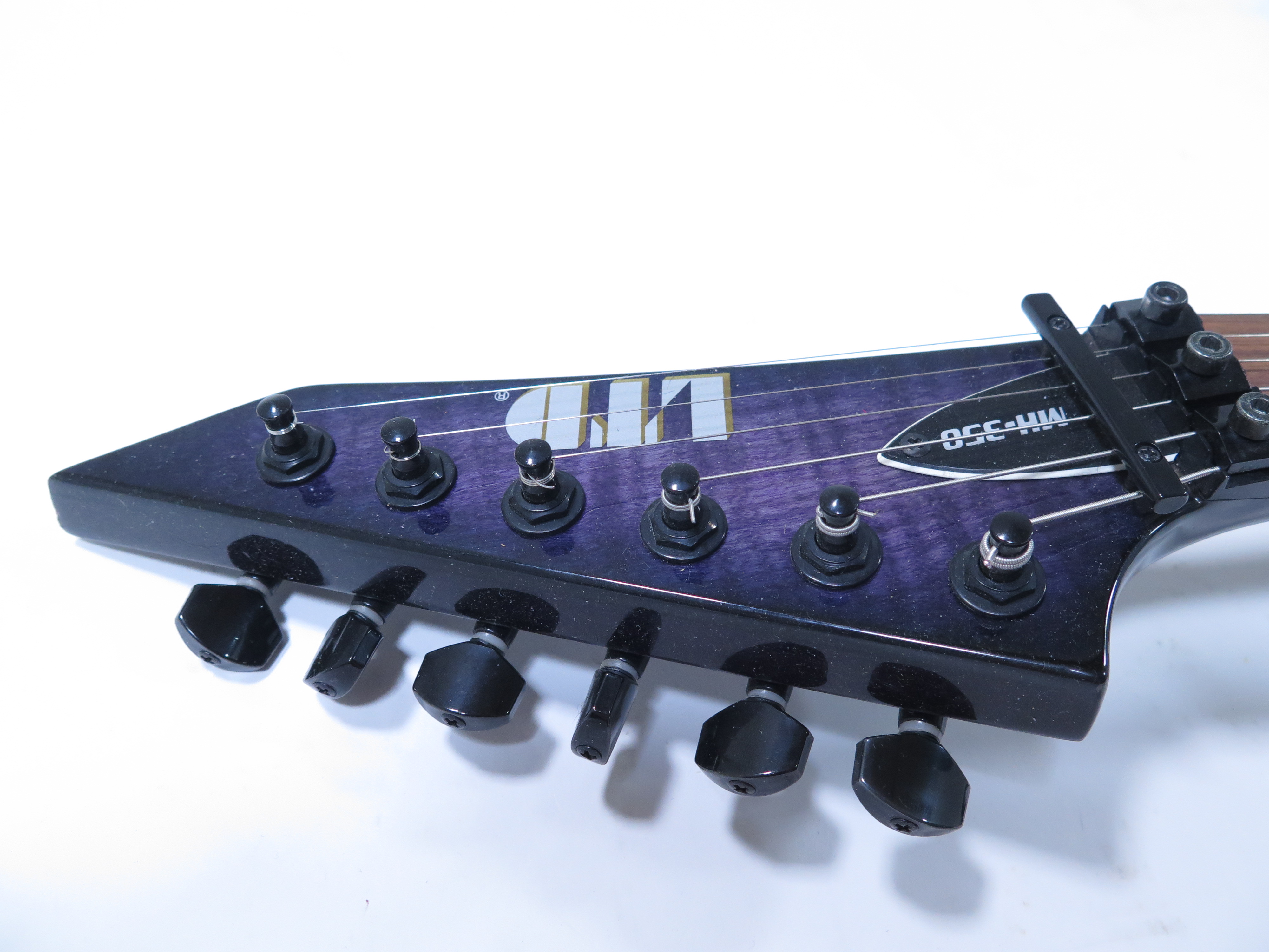 ESP LTD MH-350 Electric Guitar See Thru Purple Sunburst 2453