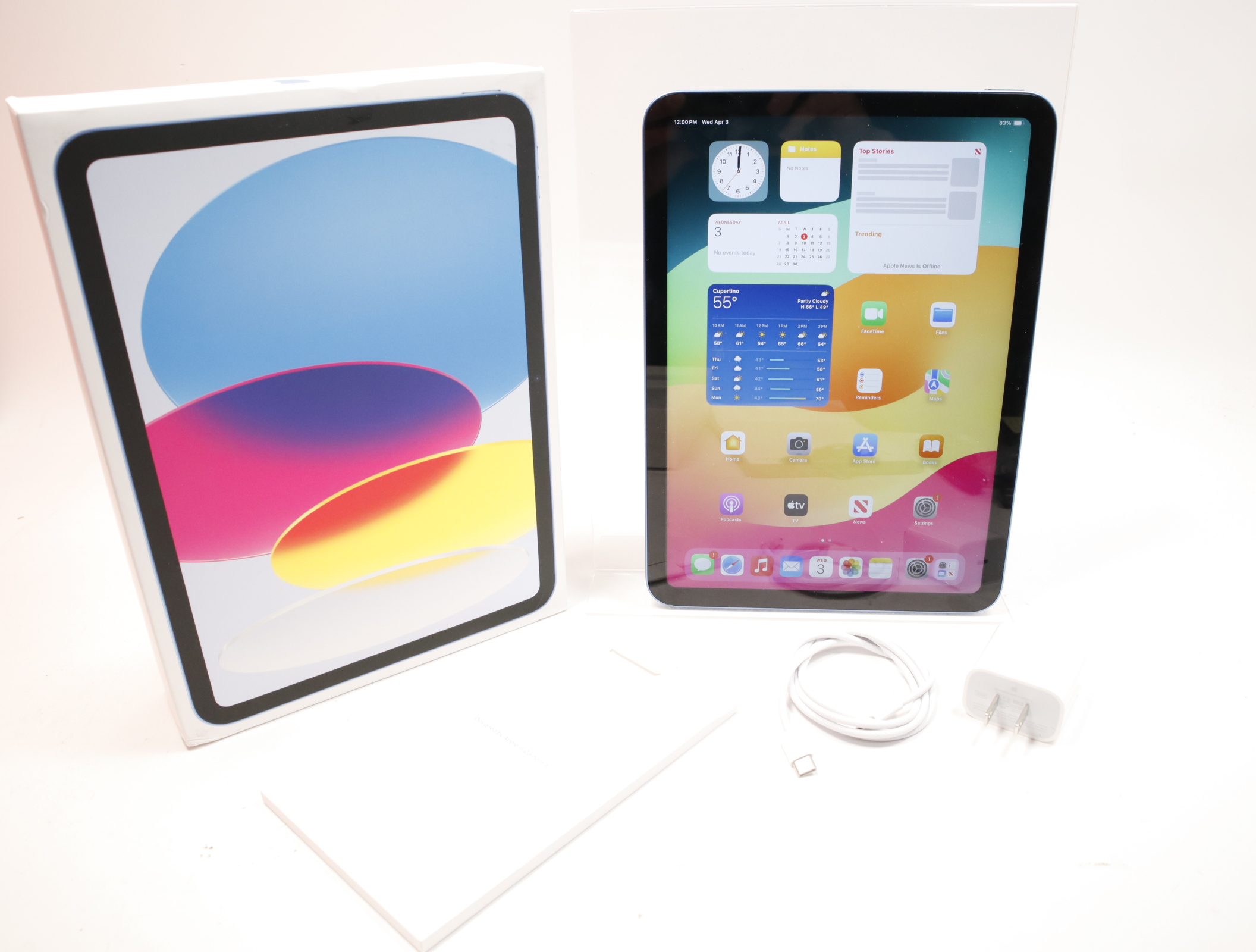 Apple iPad MPQ13LL/A A2696 10th Gen 64GB 10.9" Wifi Only Blue