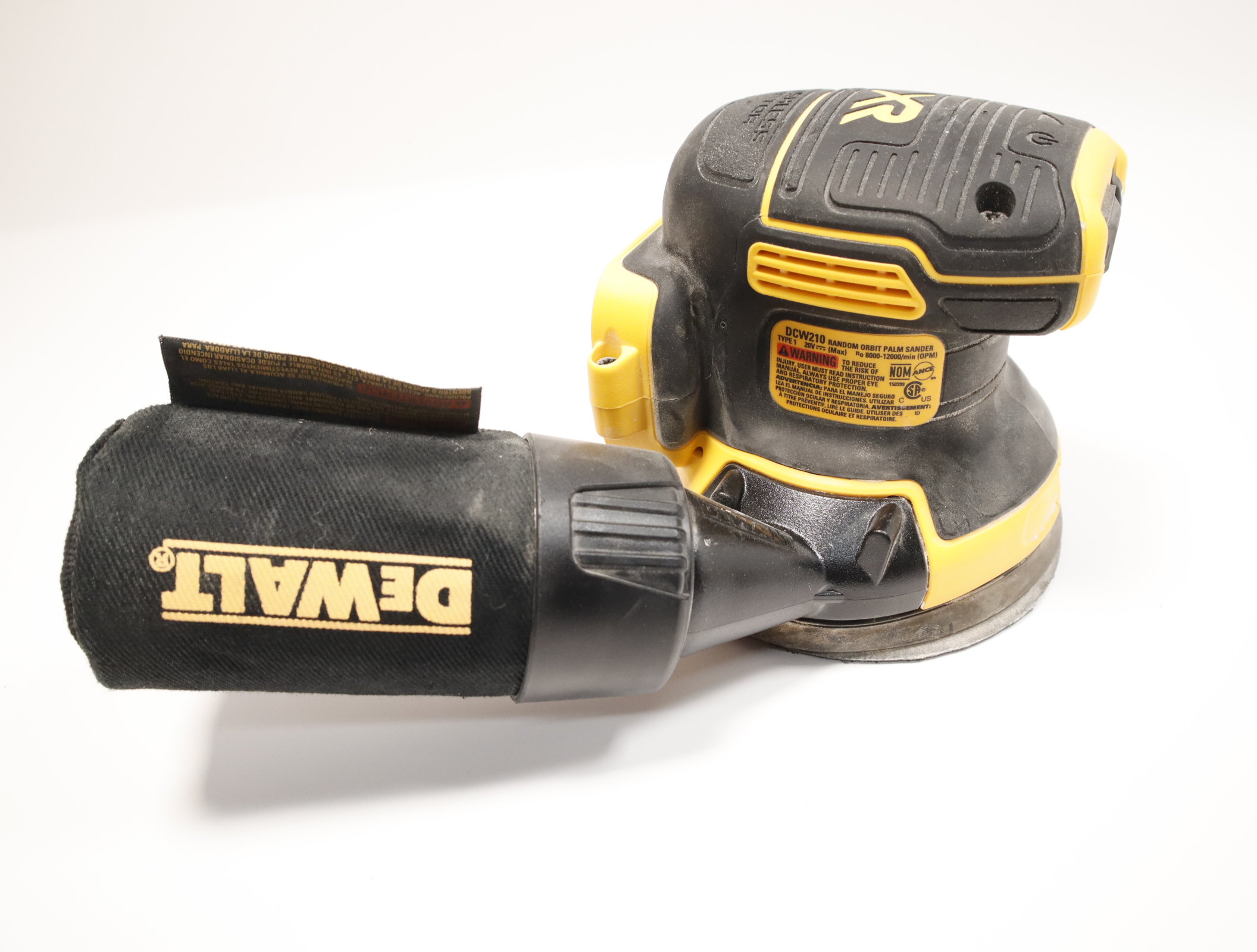 DeWalt DCW210B 20V Cordless Random Orbit Sander Tool Only