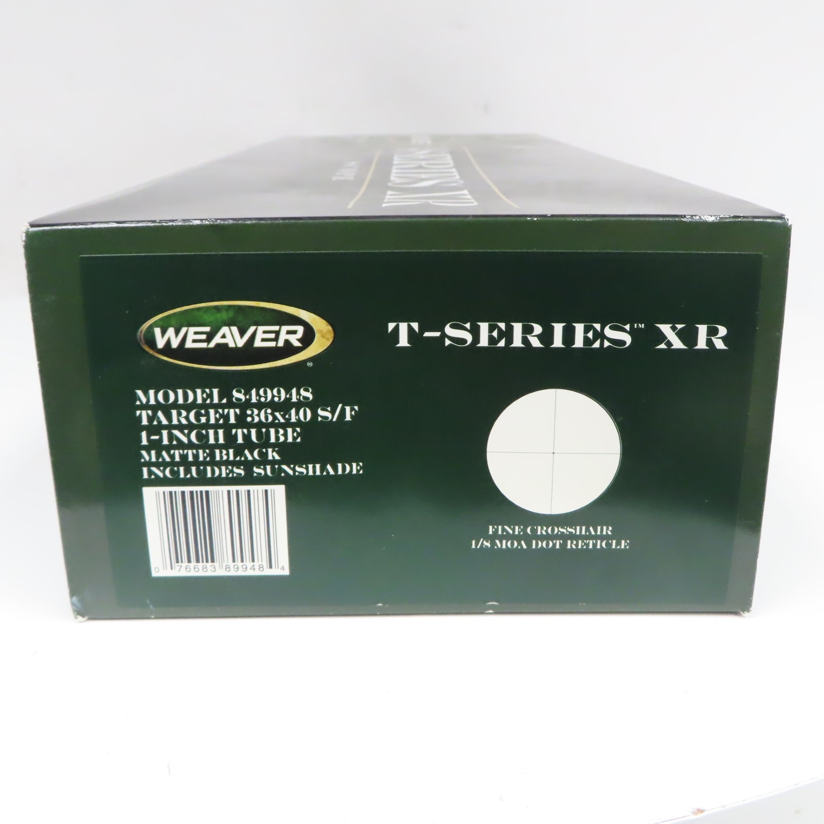 Weaver Arms 849948 T-Series XR 36x40mm 1/8 MOA Rifle Scope