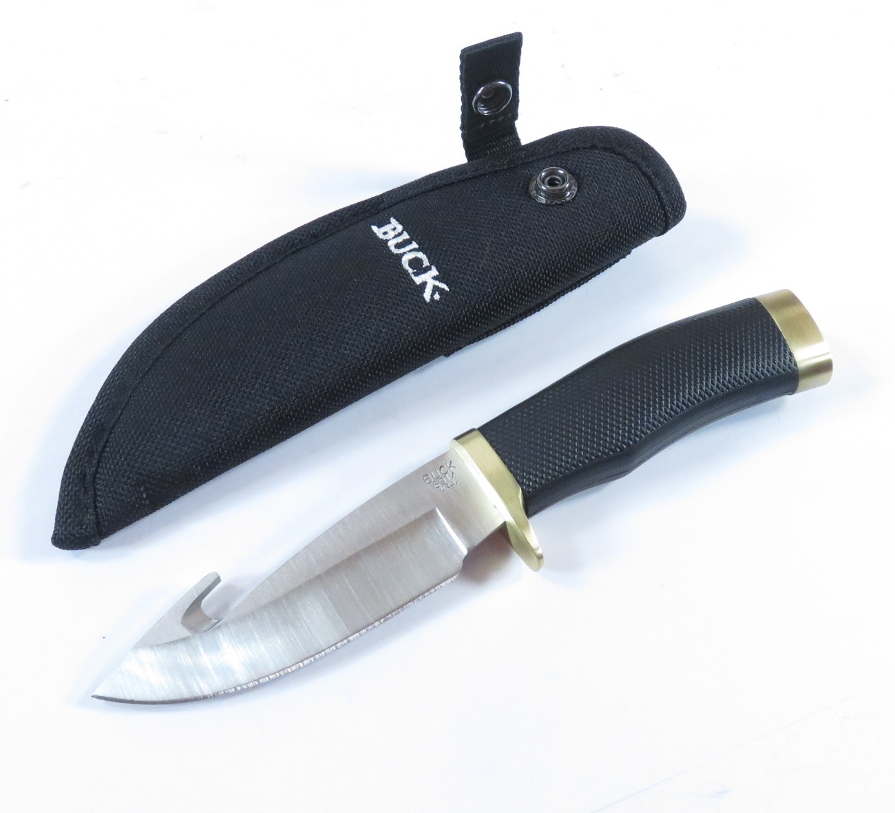 Buck Knives 691 Buck Zipper 420HC Steel Guthook 4 1/4" Fixed Blade Knife