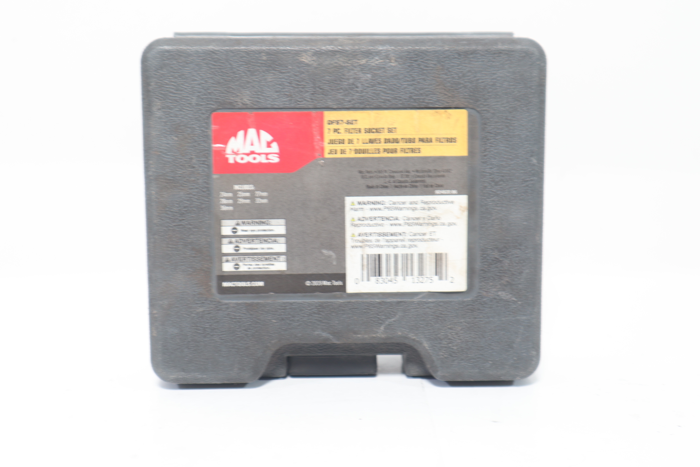 MAC Tools OFS7-Set 7-Piece Low-Profile Oil Filter Socket Set 2752