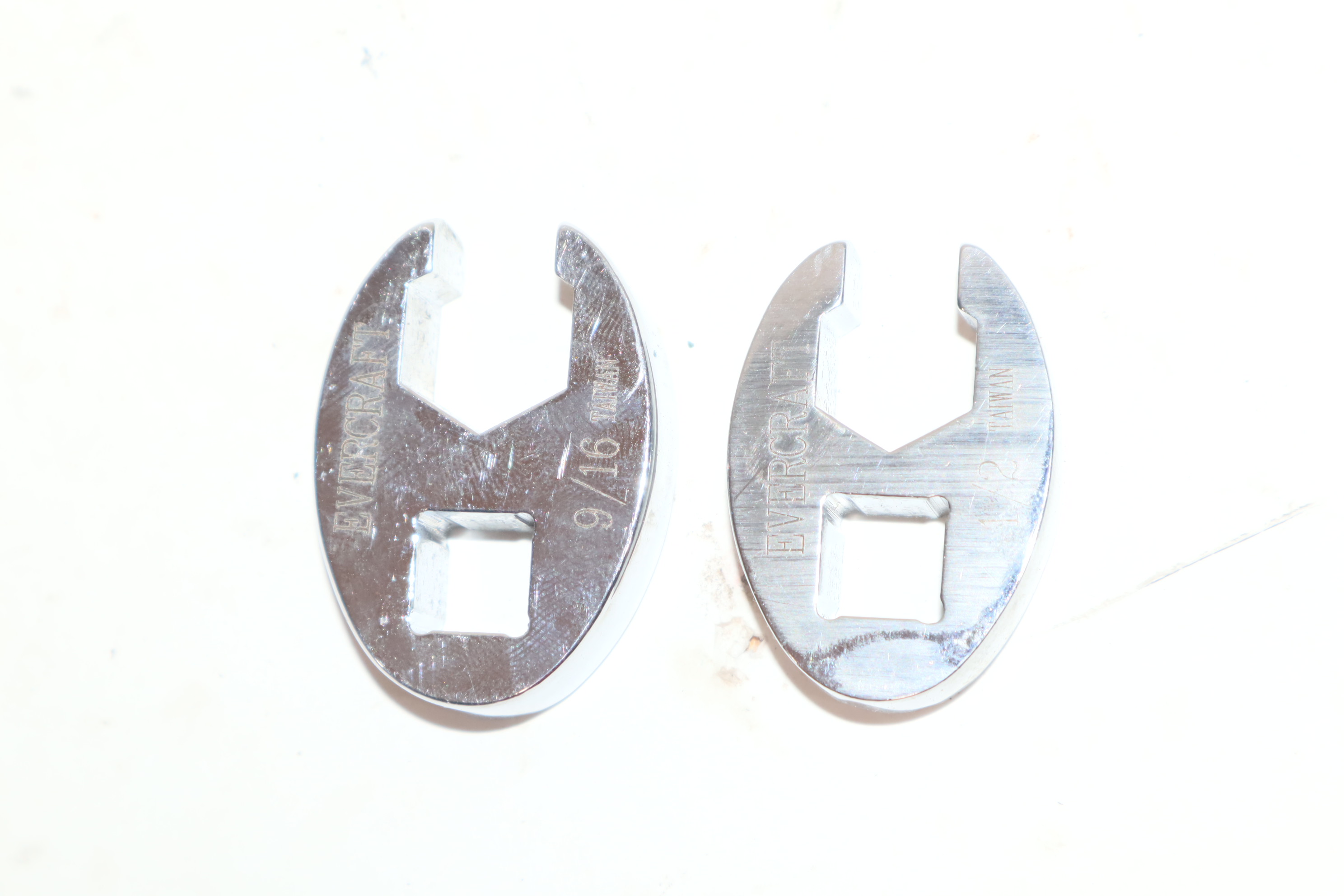 NAPA Evercraft 8-Piece Polished 3/8" Drive SAE Flare Nut Crowfoot ...