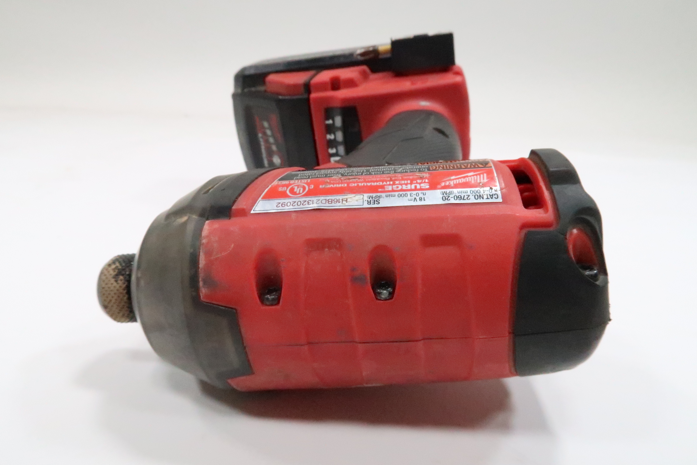 Milwaukee 2760-20 M18 FUEL SURGE 18V Brushless Cordless 1/4" Hex Impact ...