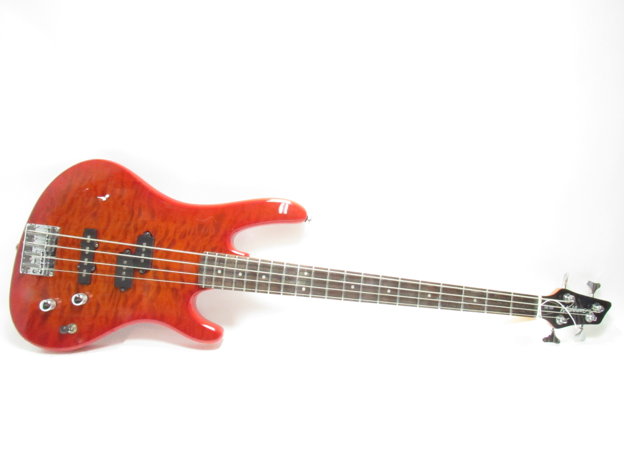 Washburn Pro Bantam Series XB102 4-String Bass Guitar Orange
