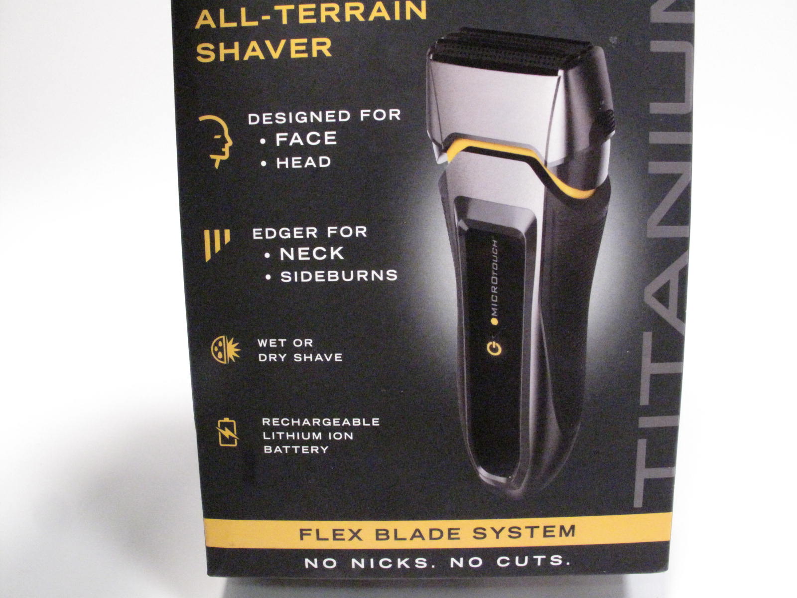 MicroTouch Titanium Rovor All Terrain Cordless Electric Shaver Wet/Dry