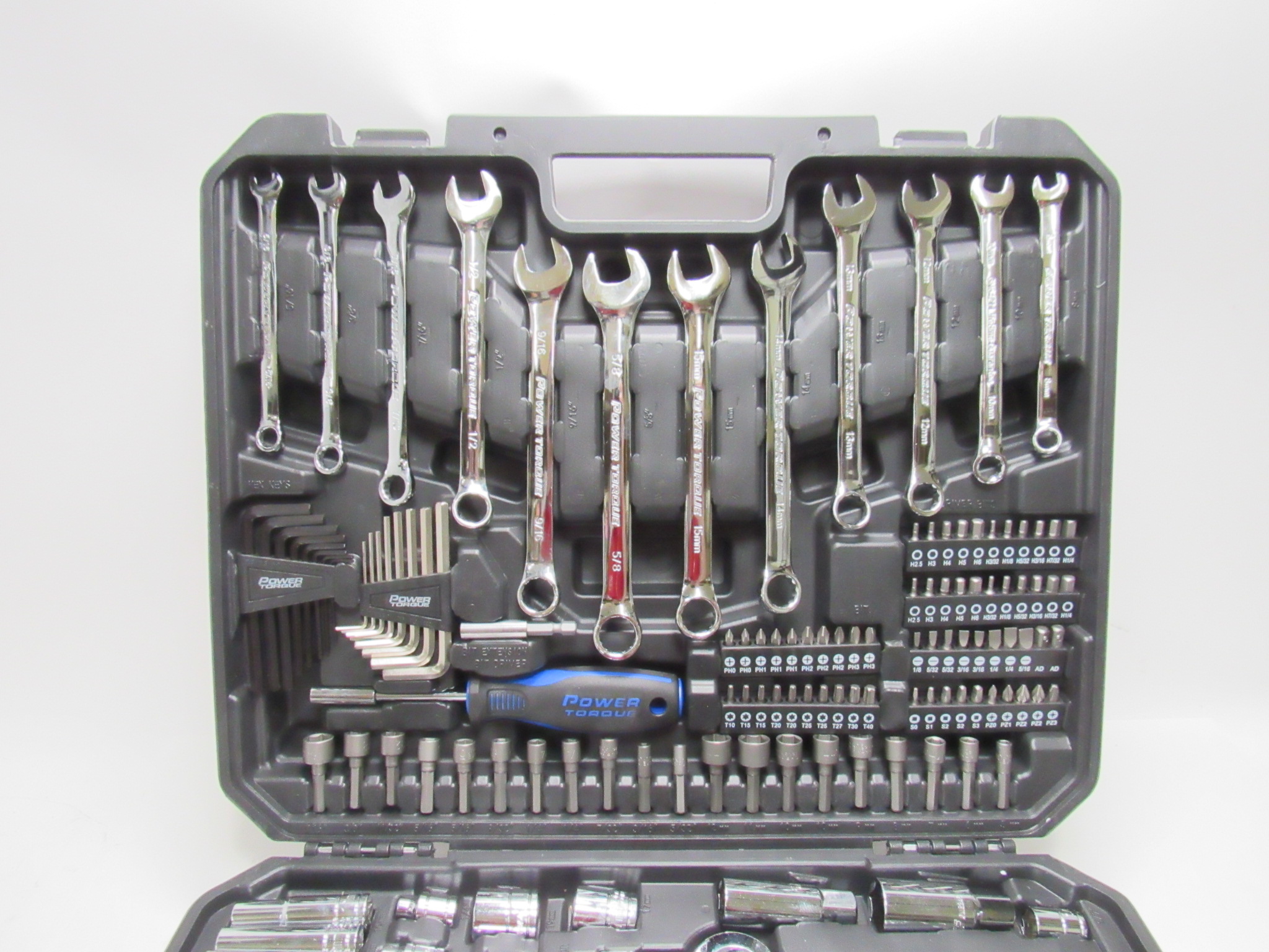 Power Torque GM4323 SAE/MM 200 Piece Mechanics Tool Set