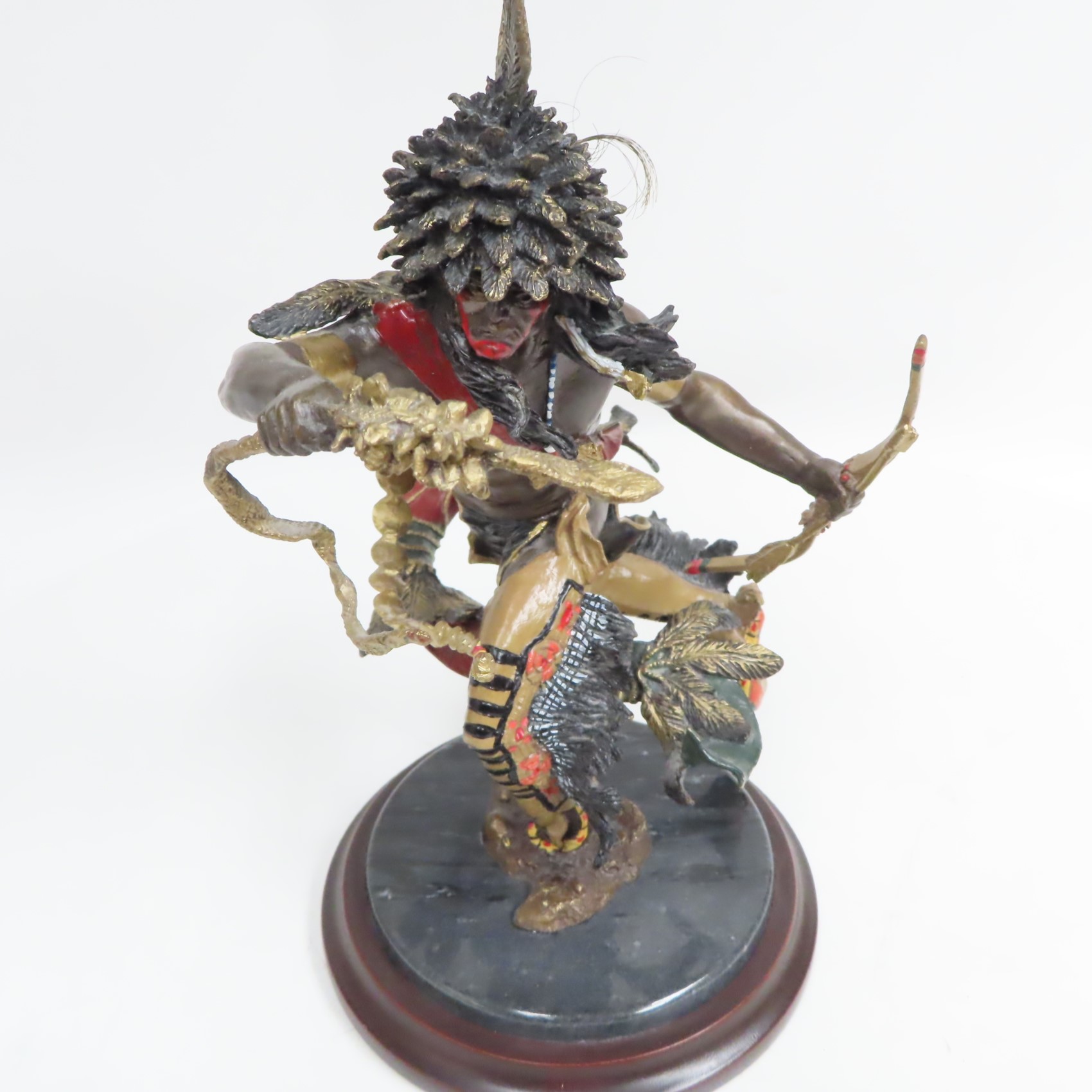 The Franklin Mint presents Spirit of The Raven Bronze Statue
