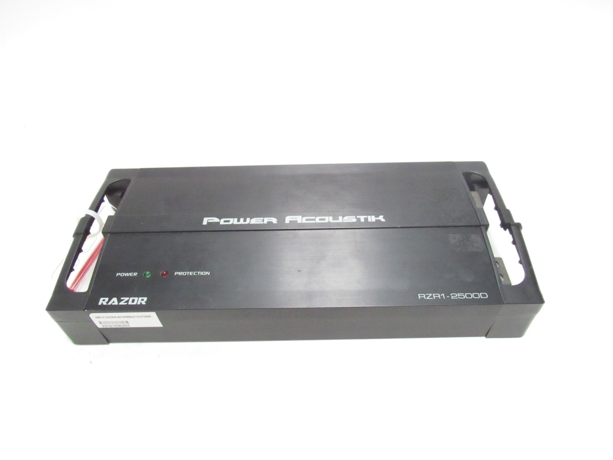 Power Acoustik RZR1-2500D 2500W Subwoofer Amplifier Black