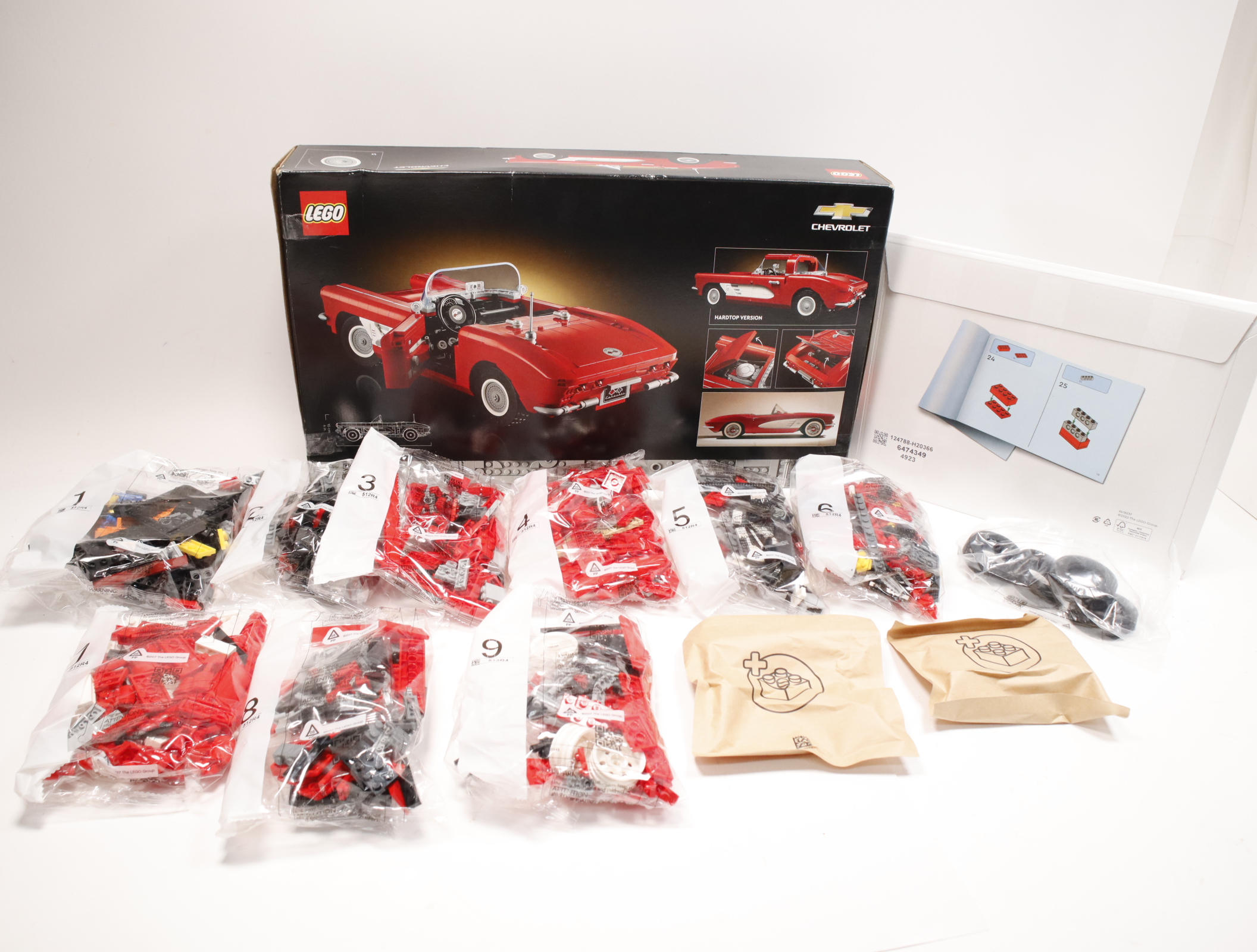 LEGO Icons Corvette Classic Car 10321 Building Set 1210 Pieces