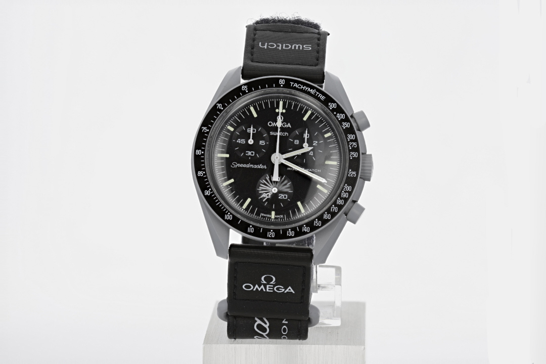 Swatch Bioceramic Moonswatch Mission to the Moon Black Dial Men's ...