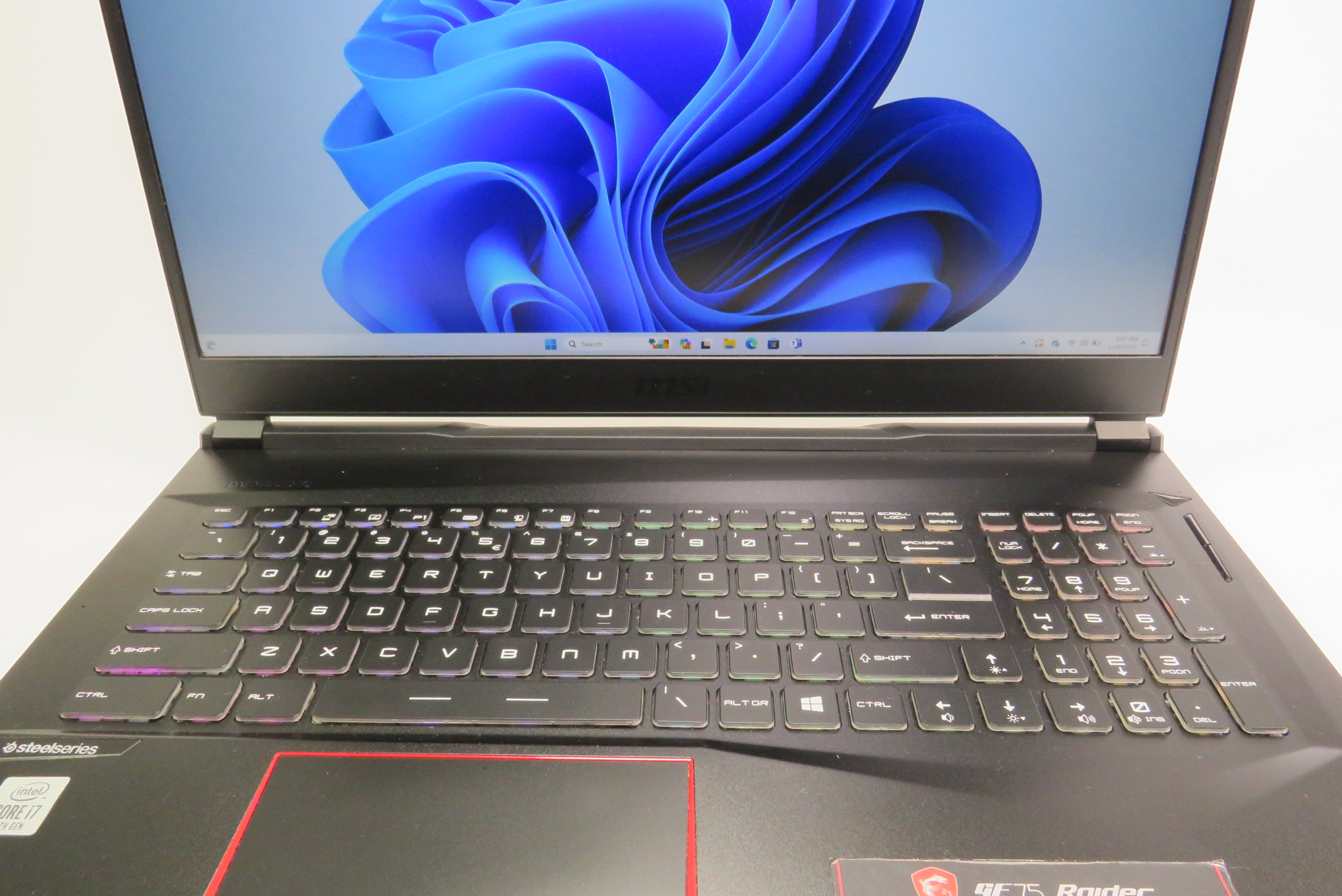 MSI MS-17E9 GE75 Raider Core i7-10750H 2.6GHz 16GB RAM 512GB SSD 17.3''