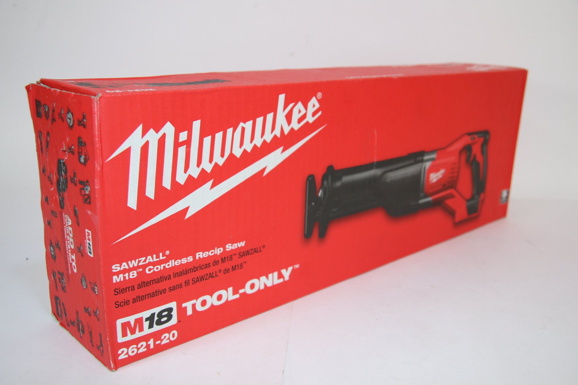 Milwaukee 2621-20 M18 SAWZALL Reciprocating Saw 2628 (Tool Only)