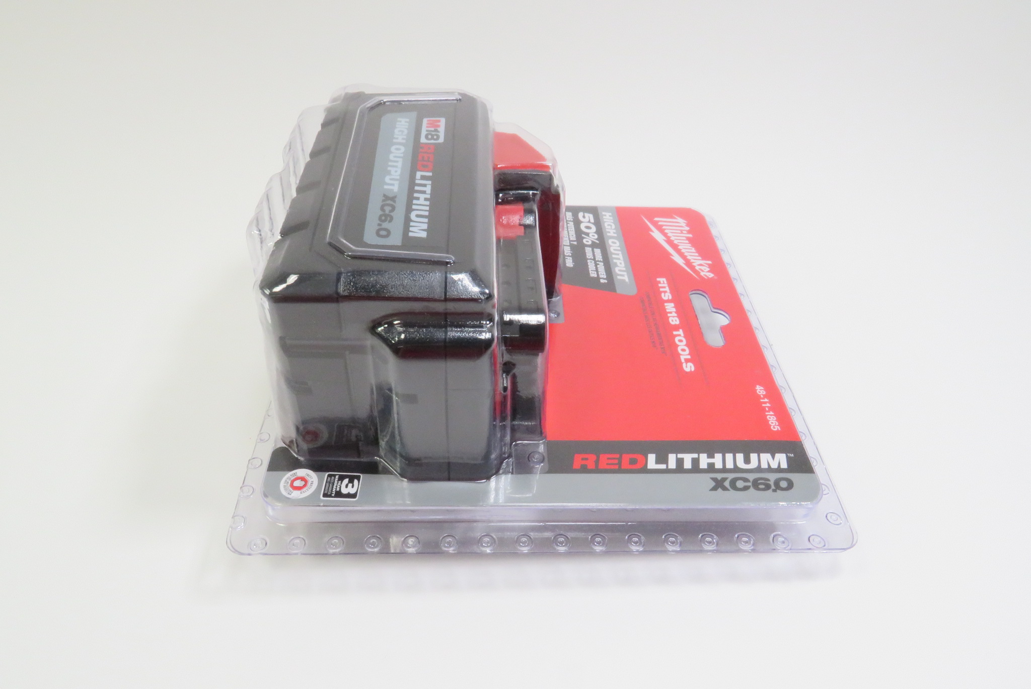 Milwaukee 48-11-1865 M18 18V Lithium-Ion High Output 6.0Ah Battery 1332