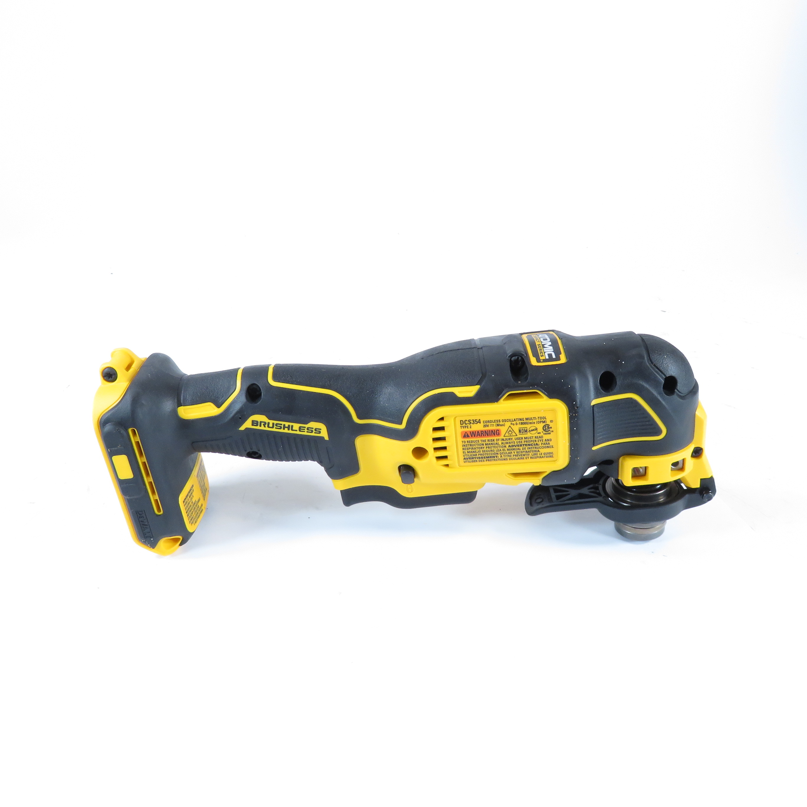 DEWALT DCS354 ATOMIC 20-Volt MAX Cordless Brushless Oscillating Multi-Tool