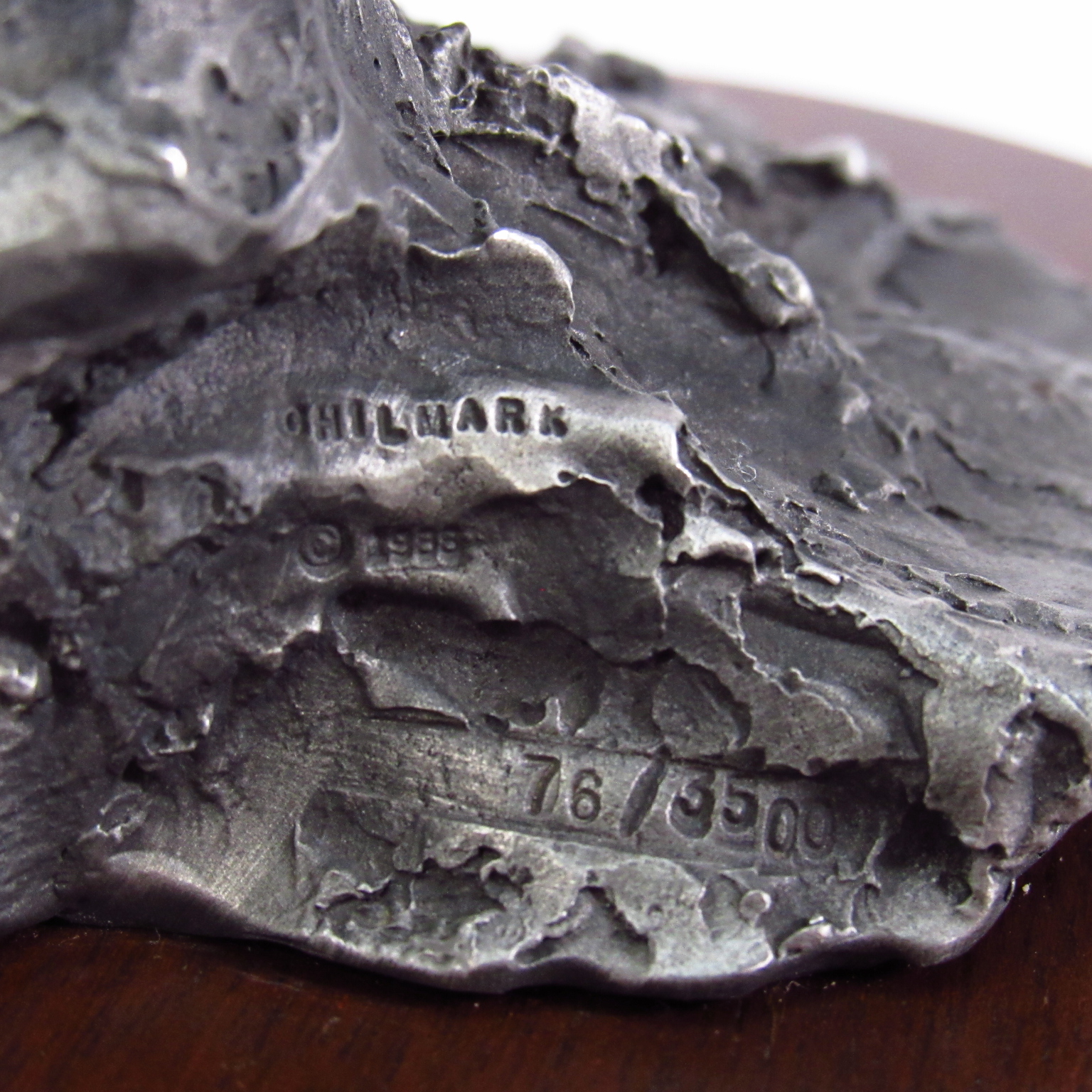 Chilmark 1988 Majesty Fine Pewter USA Eagle Sculpture Figure - 76/3500