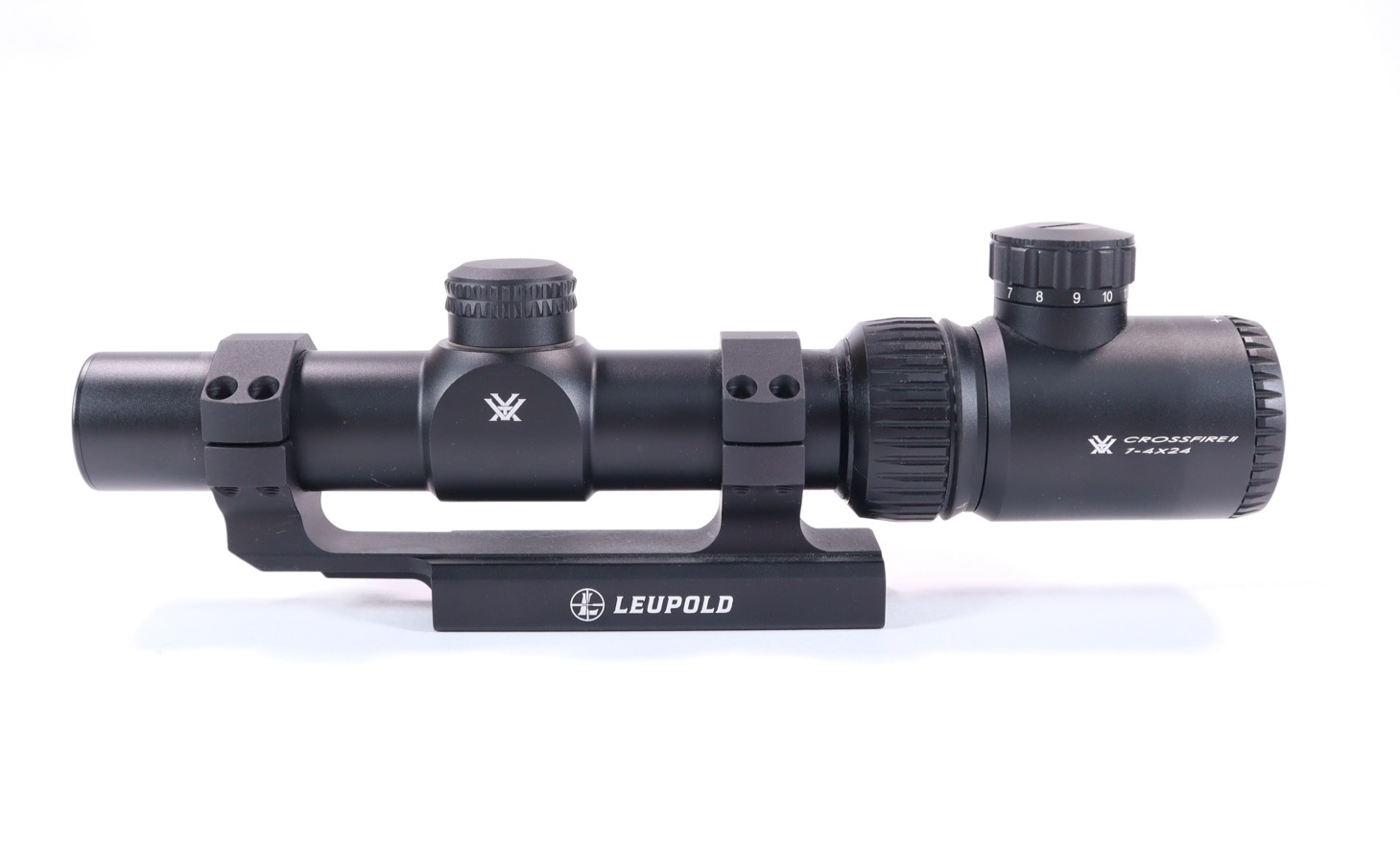 Vortex Optics Crossfire II 1-4x24mm V-Brite (MOA) Reticle 30mm Tube ...