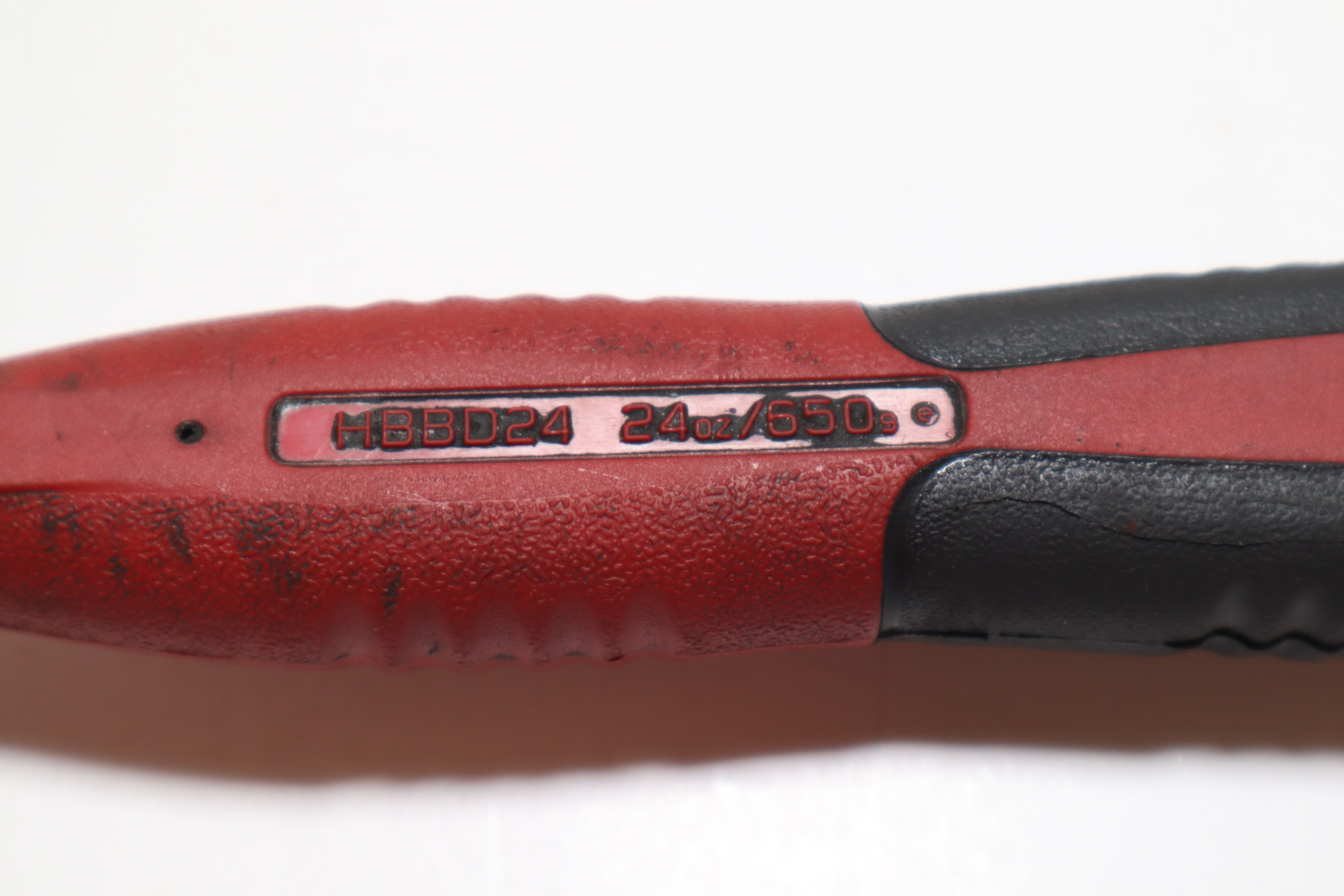 Snap-on Tools HBBD24 24 oz Ball Peen Soft Grip Dead Blow Hammer Red