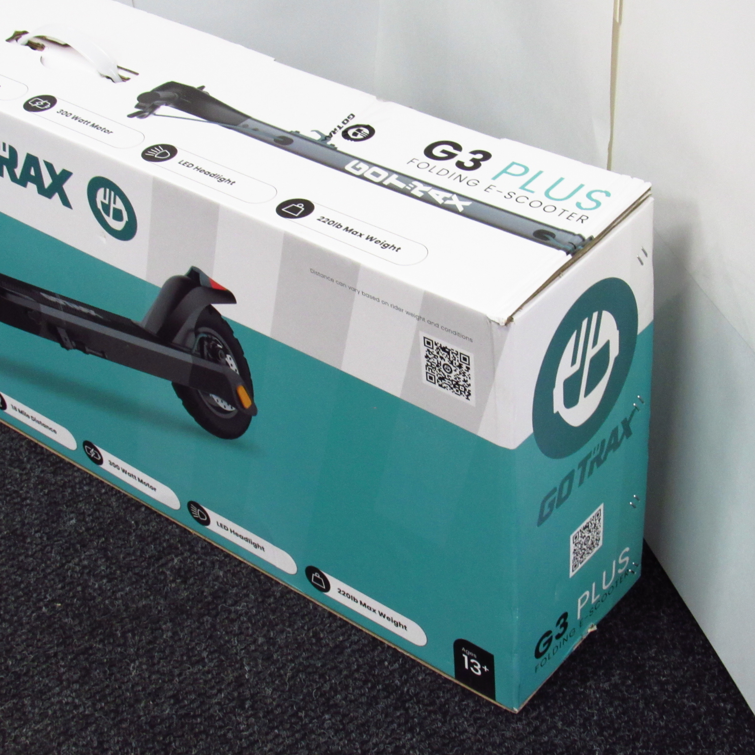 GoTrax G3 Plus Folding E-Scooter - Local Pick-Up Only