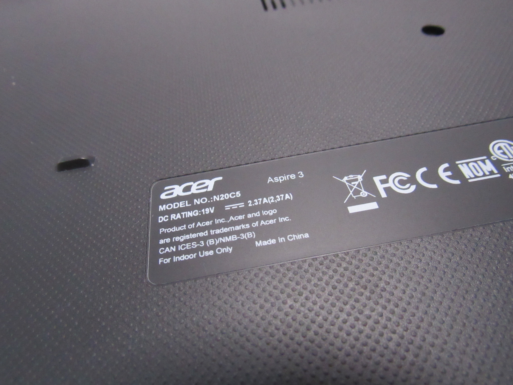 Acer Aspire 3 A315-35-C3SA Celeron N4500 1.10GHz 128GB SSD 4GB RAM 15.6"